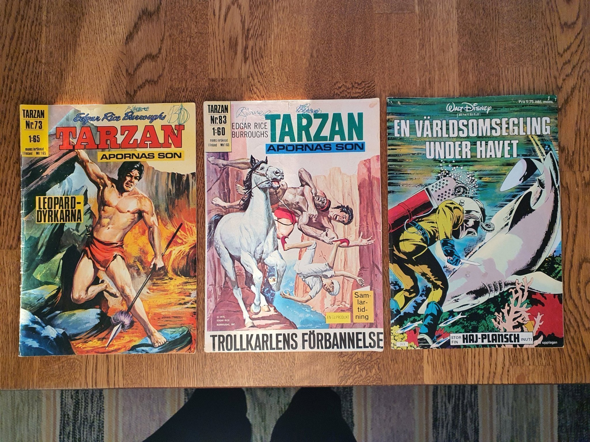 SERIETIDNINGAR 2 st Tarzan, 1 st En världsomseg.. | Köp på Tradera ...