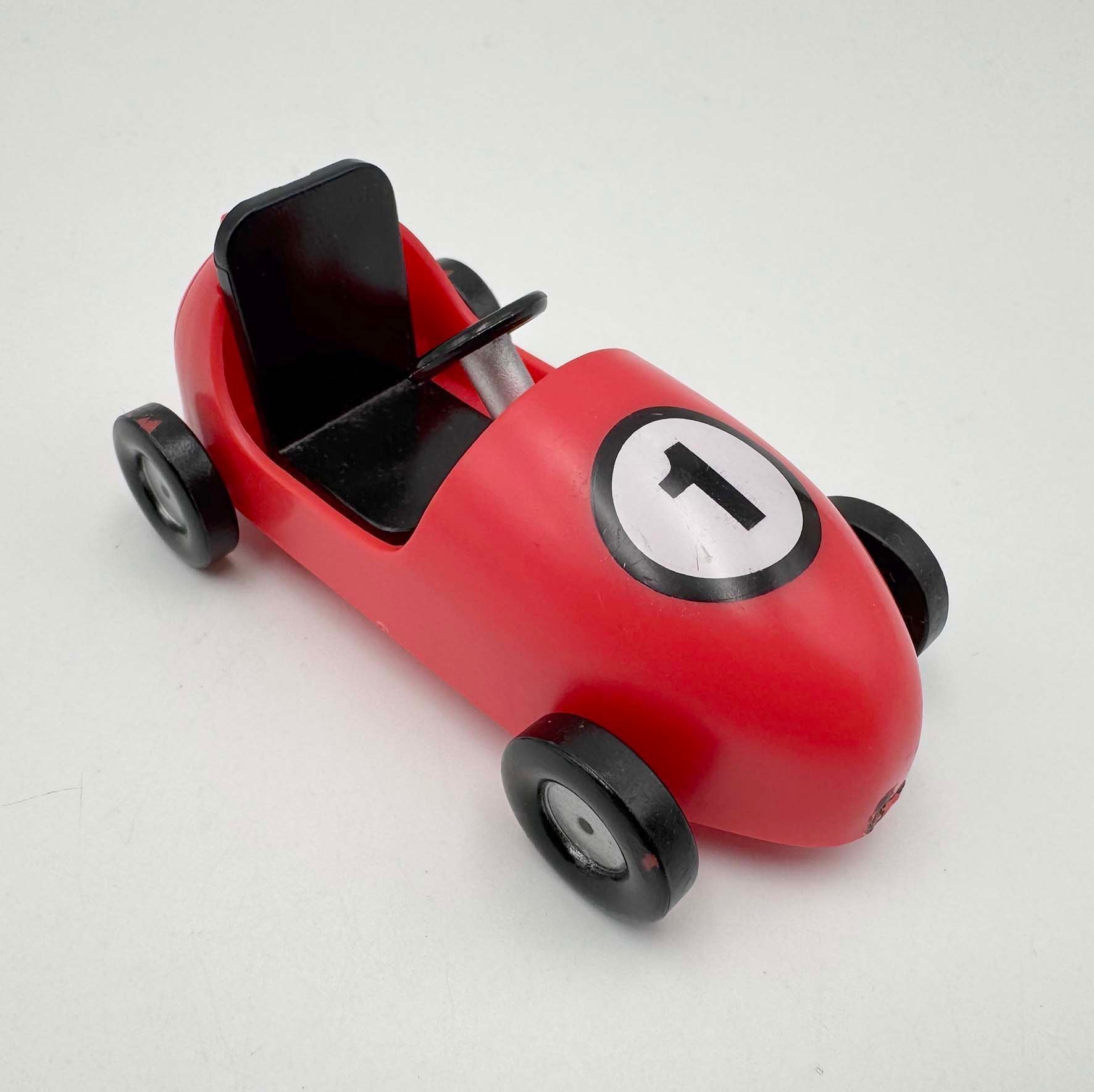 Cool röd leksaksbil bil le.. | Köp från PreLovedByMalin på Tradera ...