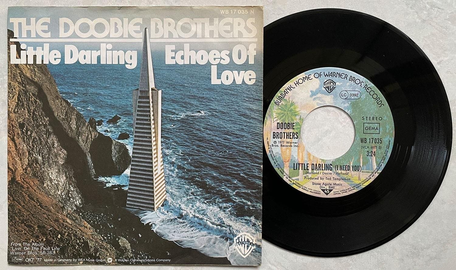 DOOBIE BROTHERS 'Little Darling' 1977 German 7" | Köp på Tradera ...