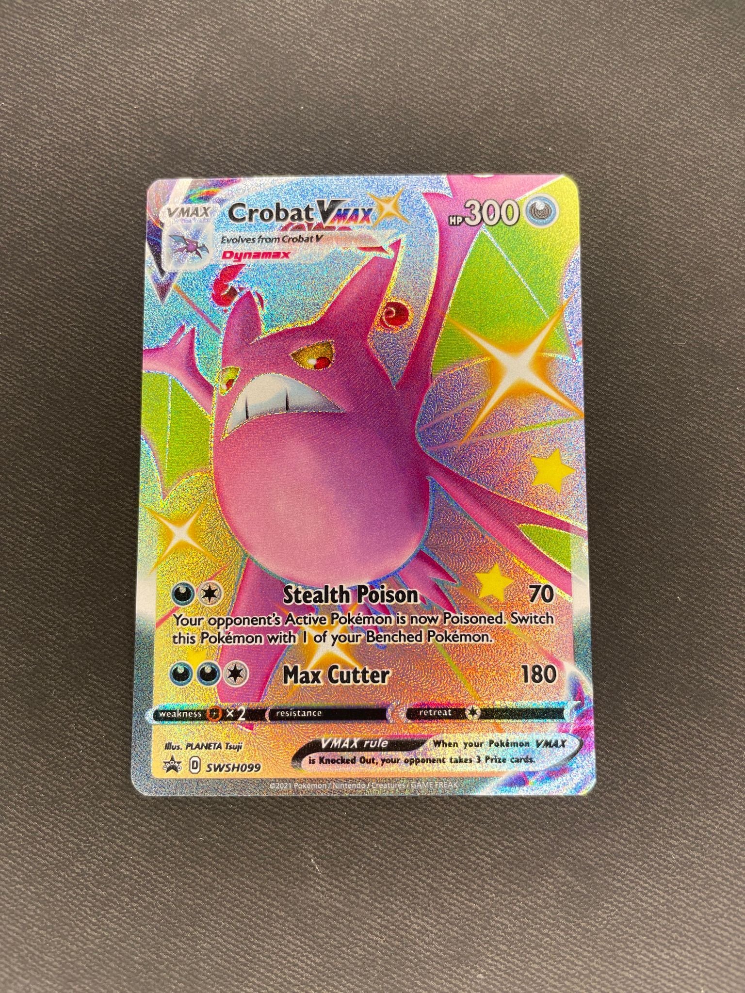 Pokémon kort Crobat Vmax SWSH099 Promo card Ful.. | Köp på Tradera ...