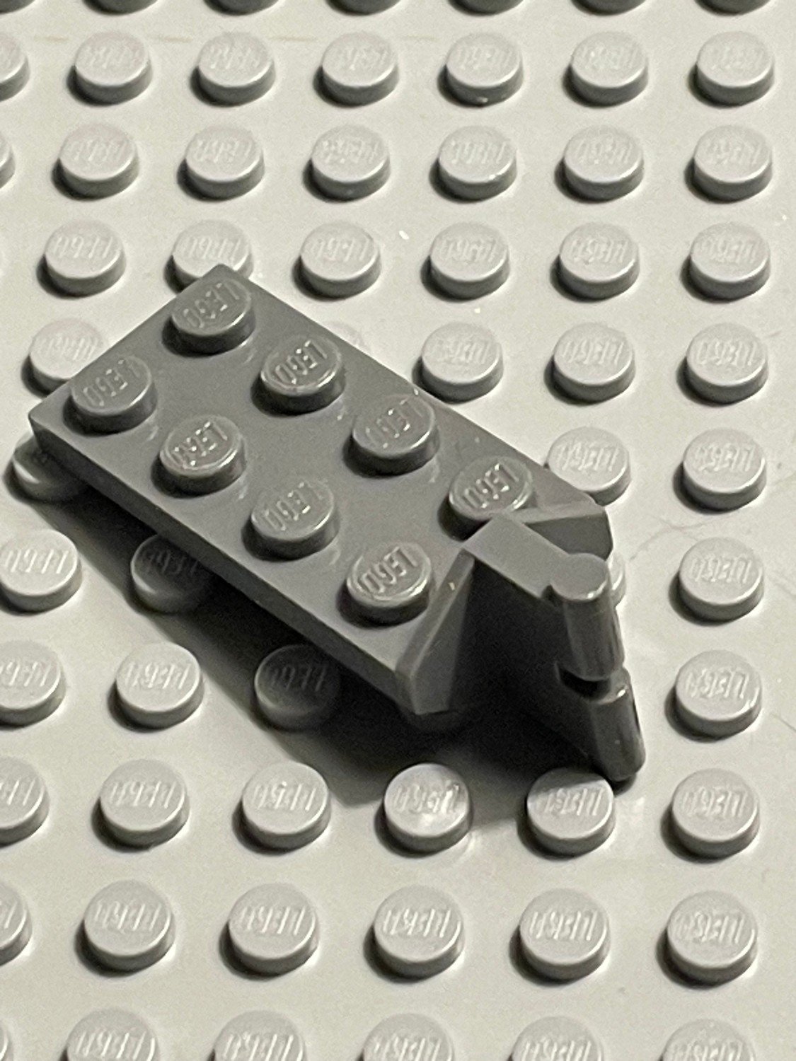 LEGO Plate 2X4 Cross Coupling (3639) Dark Stone.. | Köp på Tradera ...