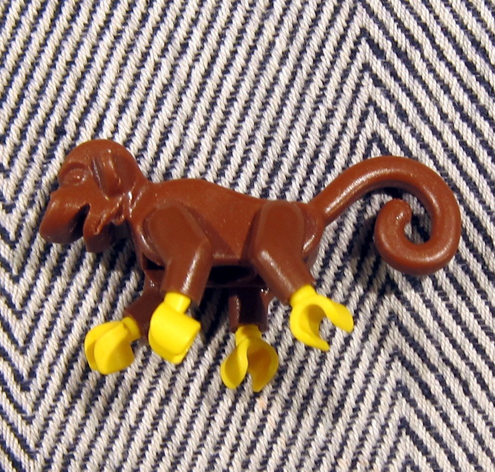 LEGO 1 st Apa Monkey with Yellow Hands and Feet.. | Köp på Tradera ...