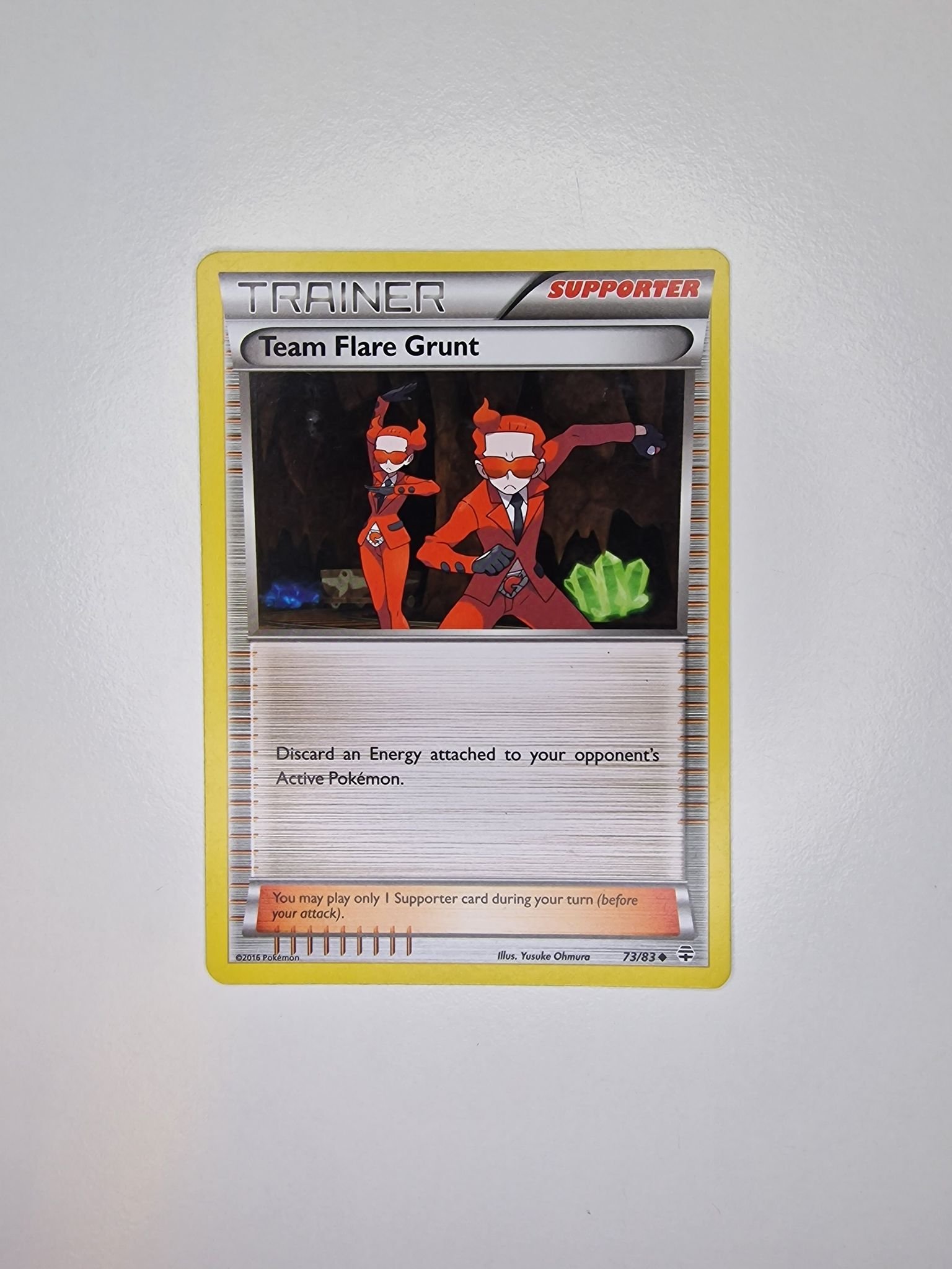 Pokémon Supporter Team Flare Grunt 73/83 | Köp på Tradera (678461560)
