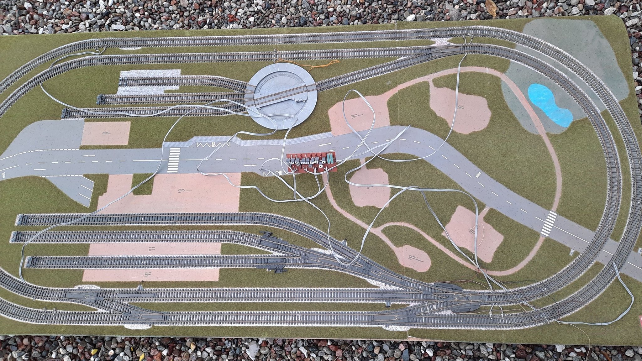 Fleischmann vändskiva / räls / tågbana Toporama HO 6491 nedmonterad ...