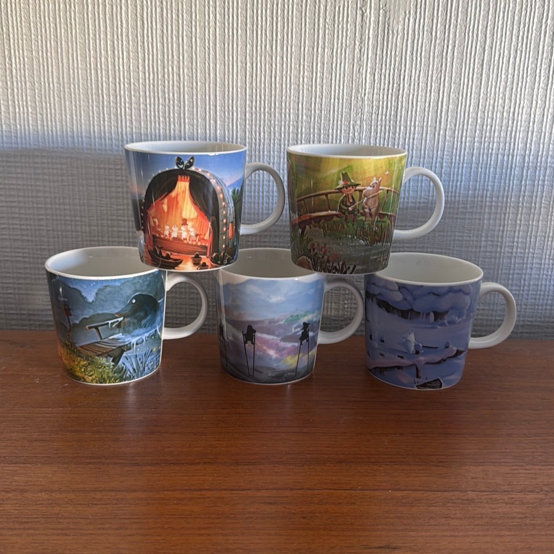 Se produkter som liknar Mumin Muggar Arabia 5 st -Mumin på Tradera ...