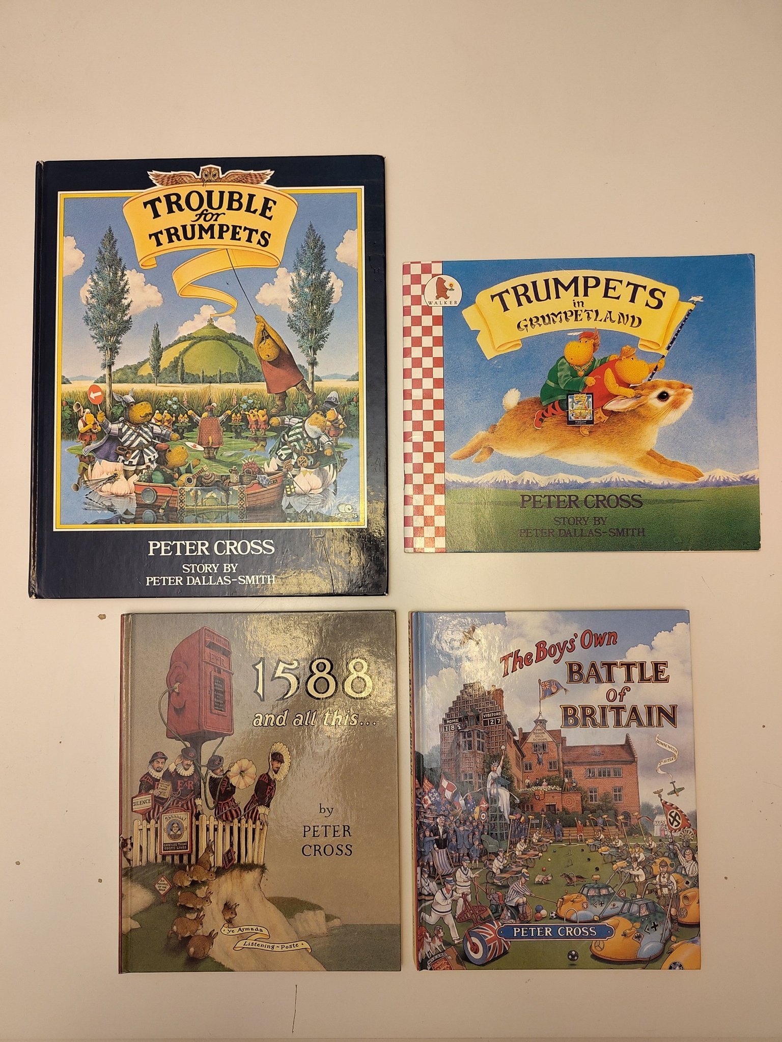 Peter Cross 4 böcker, Trouble For Trumpets, Gru.. | Köp på Tradera ...