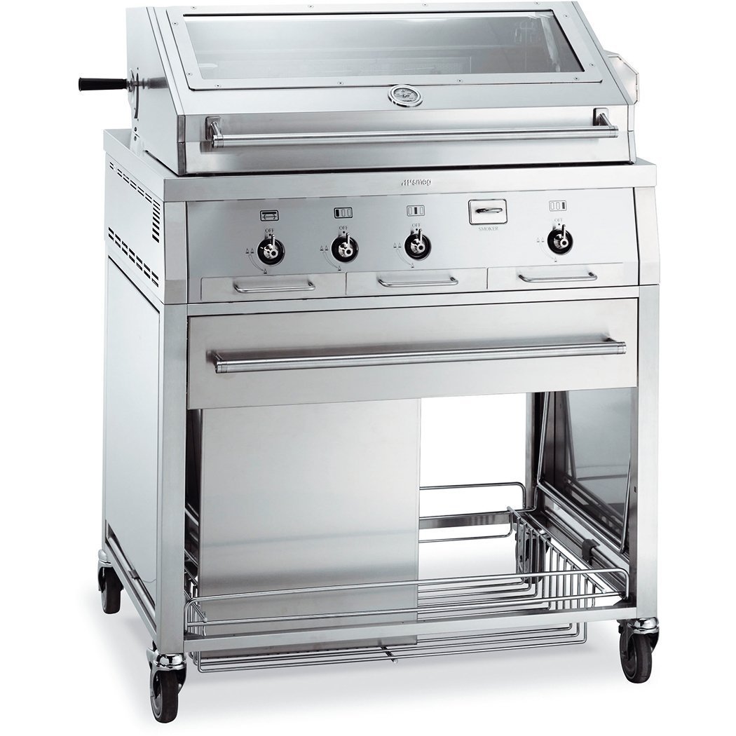 Se produkter som liknar Smeg gasgrill BQ90T-CA90TOP på Tradera (628203640)
