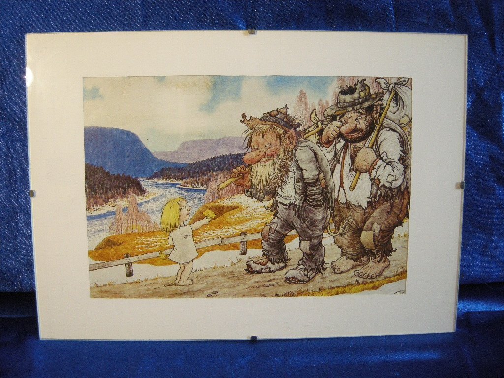 Se produkter som liknar Fin tavla med en trollflicka .. på Tradera ...