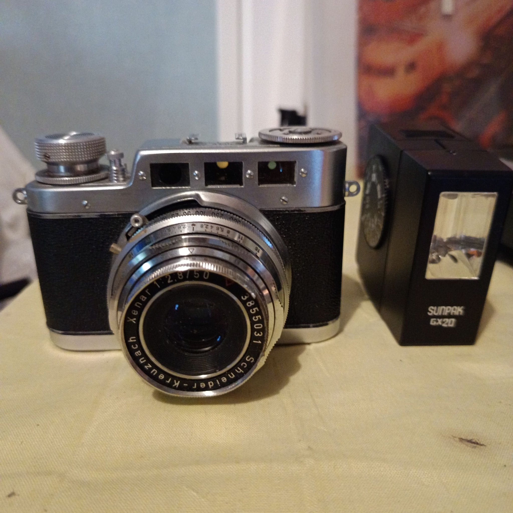 Diax IIa Kamera med Sunpak GX20 Blixt | Köp på Tradera (696397779)