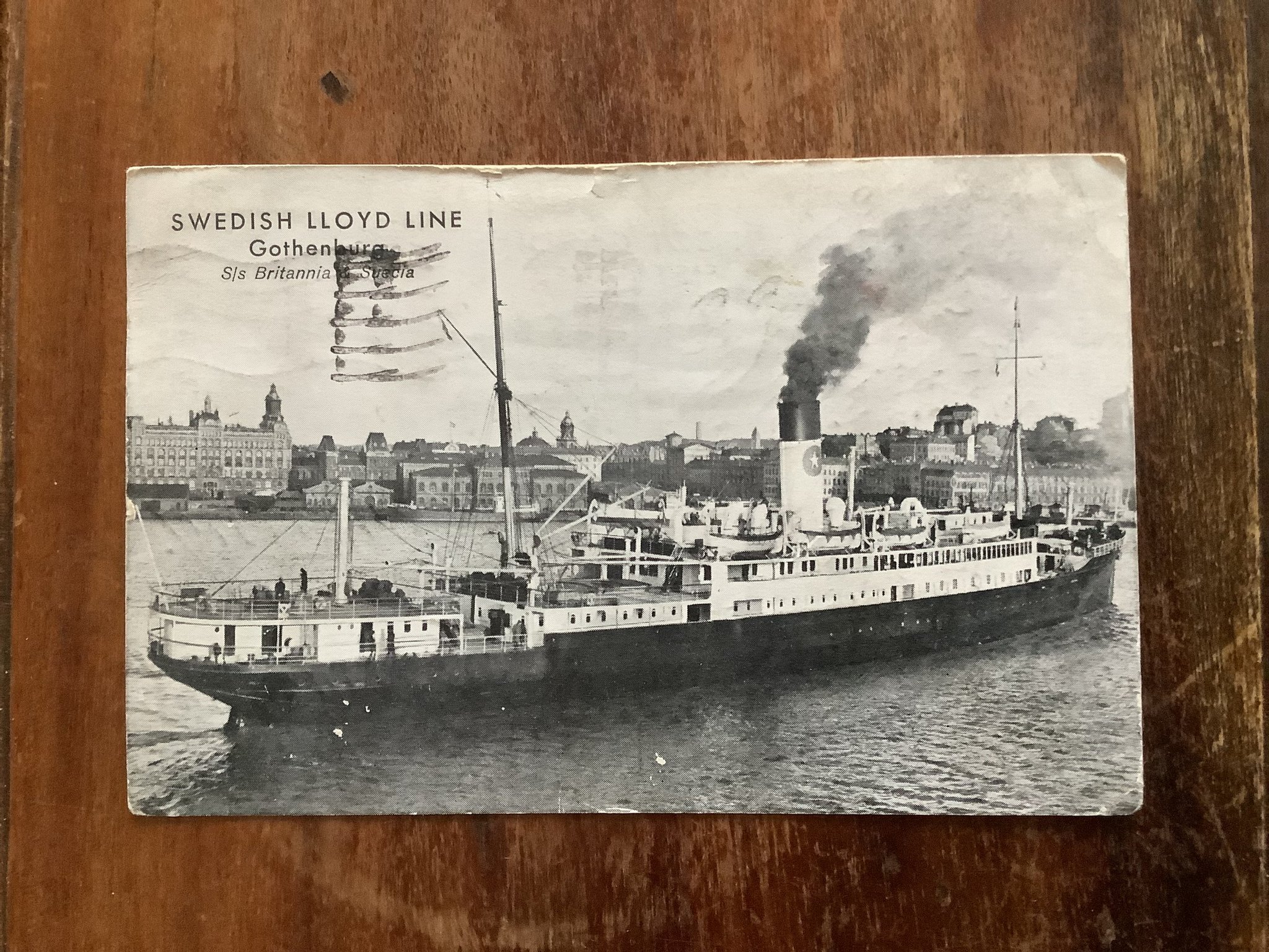 Vykort Swedish Lloyd Line | Köp på Tradera (632700621)