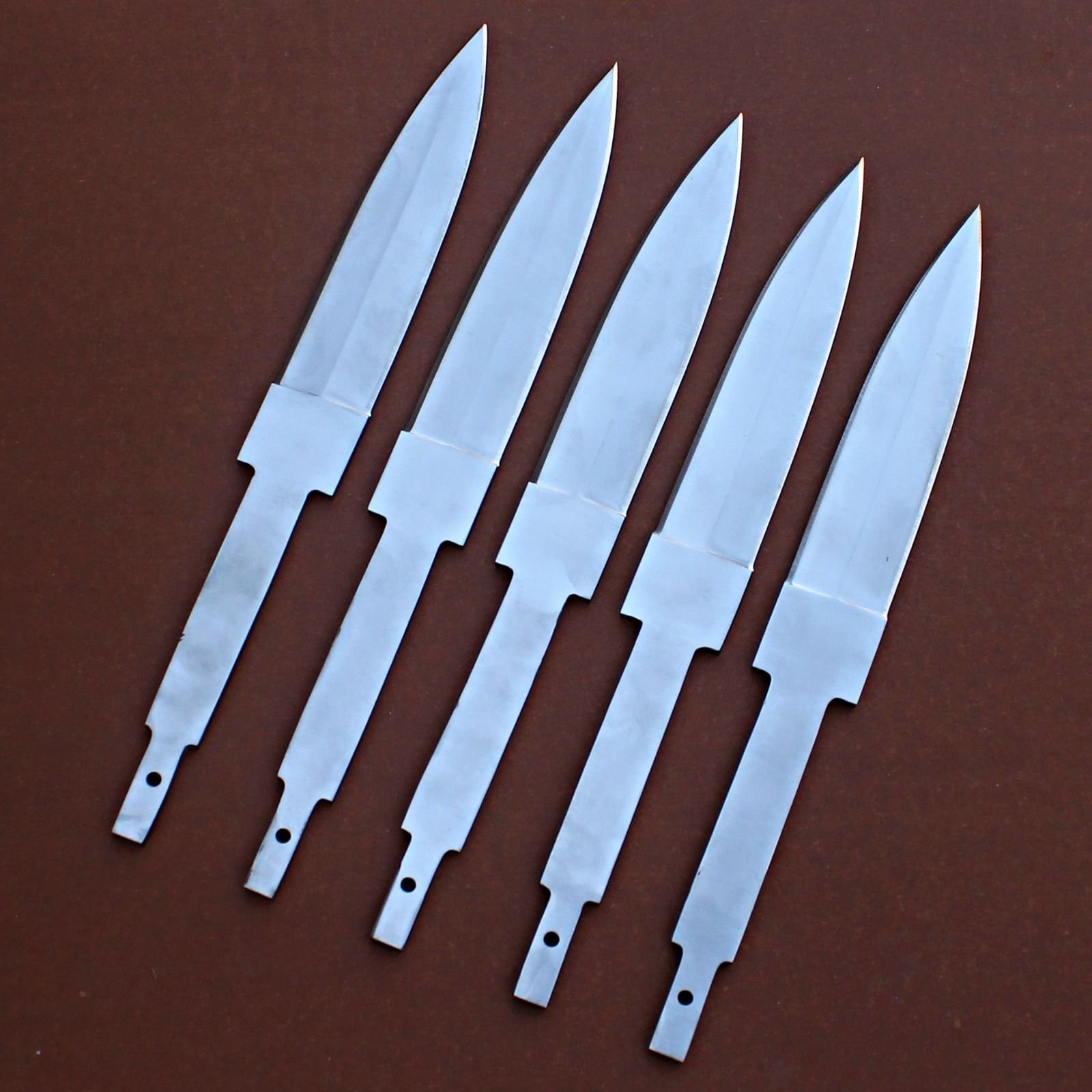5 Dagger Knife Blanks-Handmade D2 Steel Blade-S.. | Köp på Tradera ...