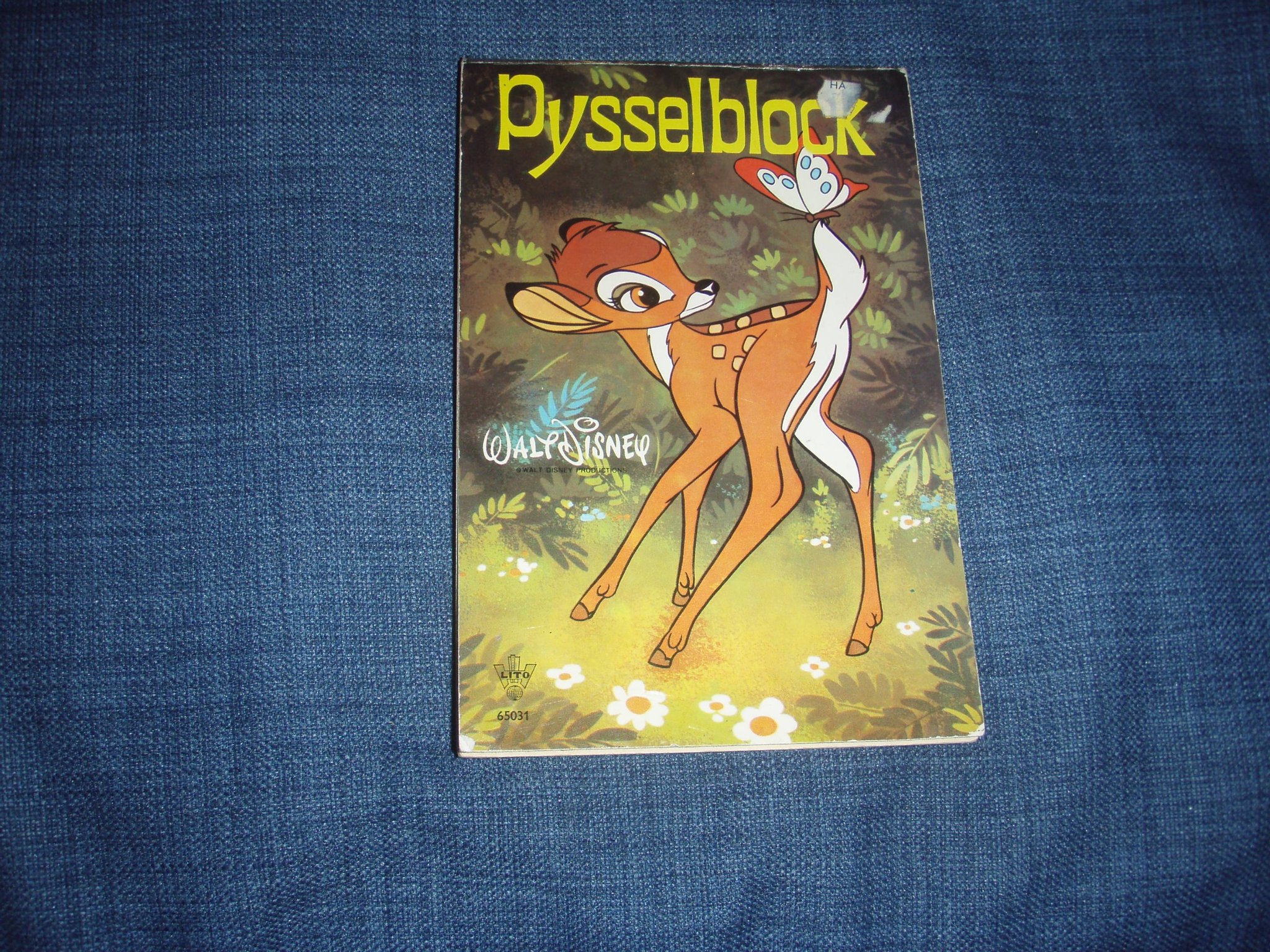 Bambi Pysselblock från 60-70tal lite målat i de.. | Köp på Tradera ...