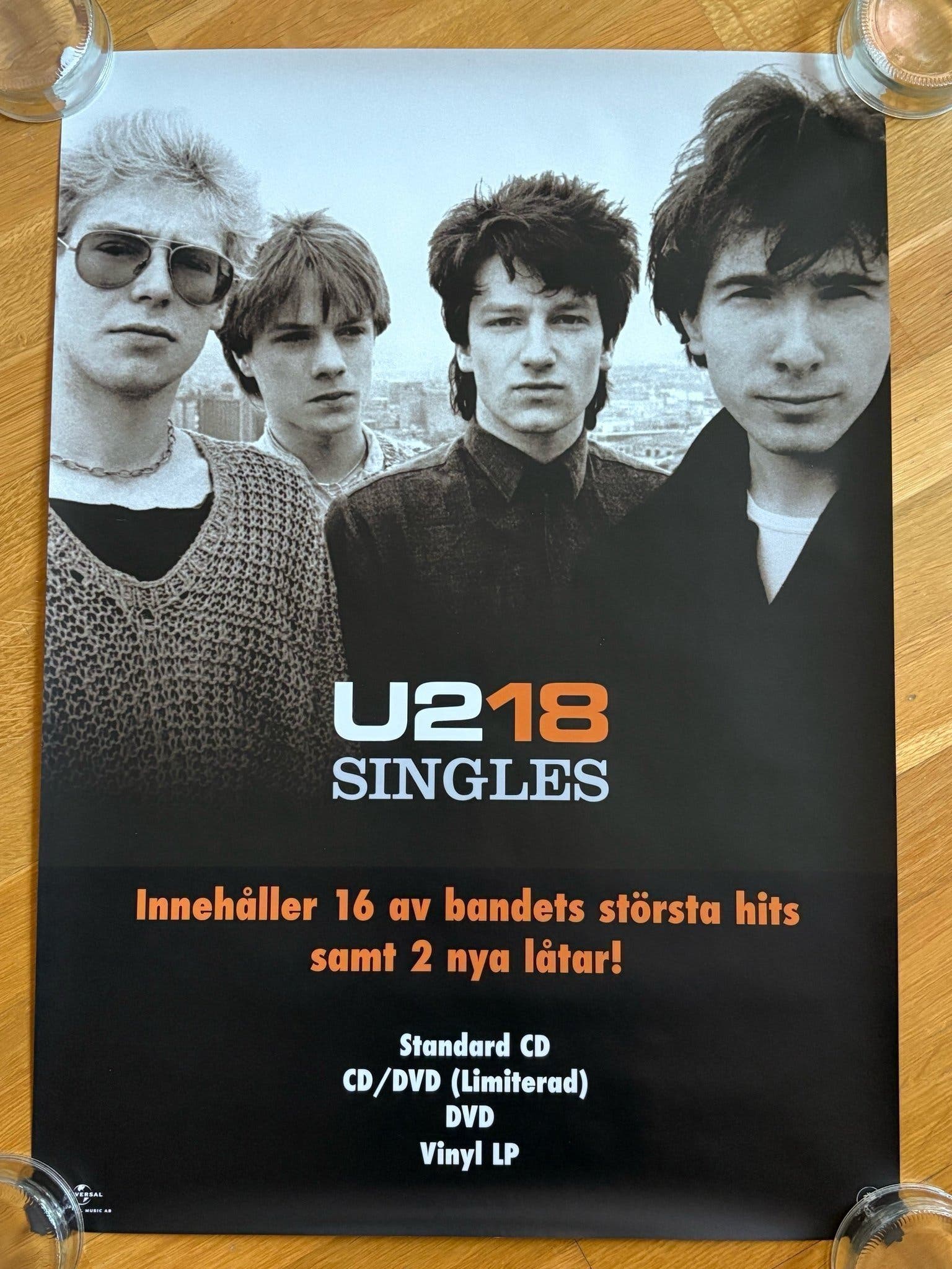 U2 – poster – U218 Singles – 2006 – promo – 50x.. | Köp på Tradera ...