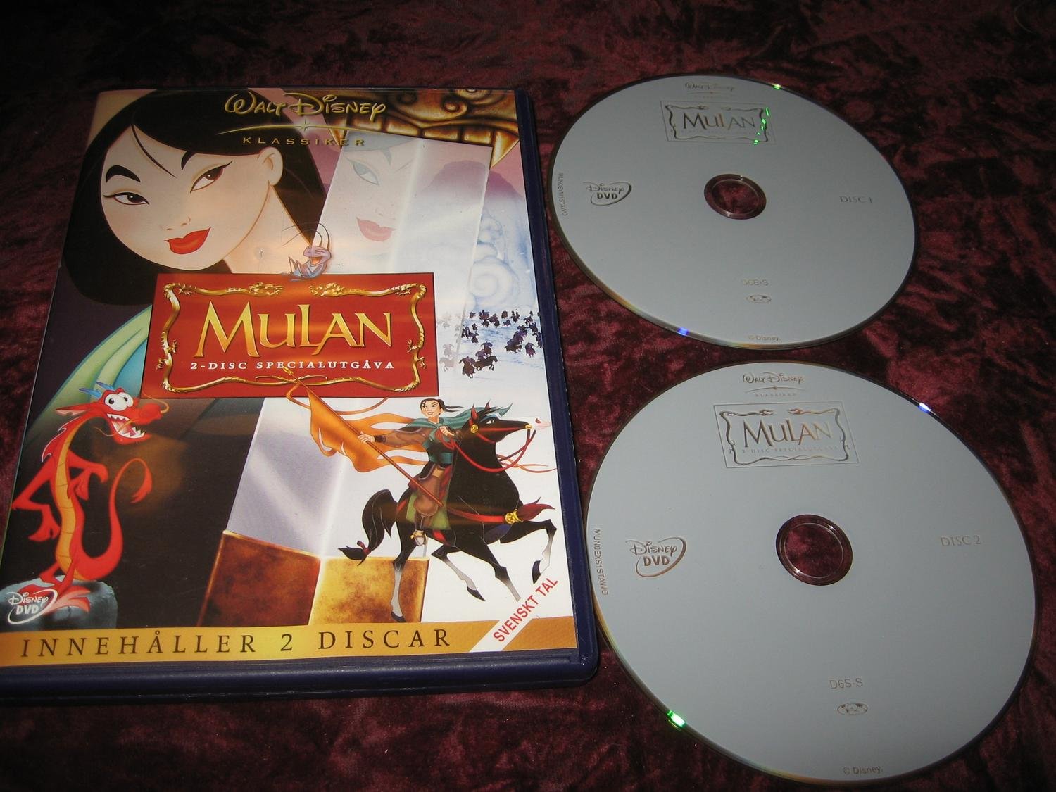MULAN 2-DISC SPECIALUTGÅVA (WALT DISNEY) DVD SV.. | Köp på Tradera ...
