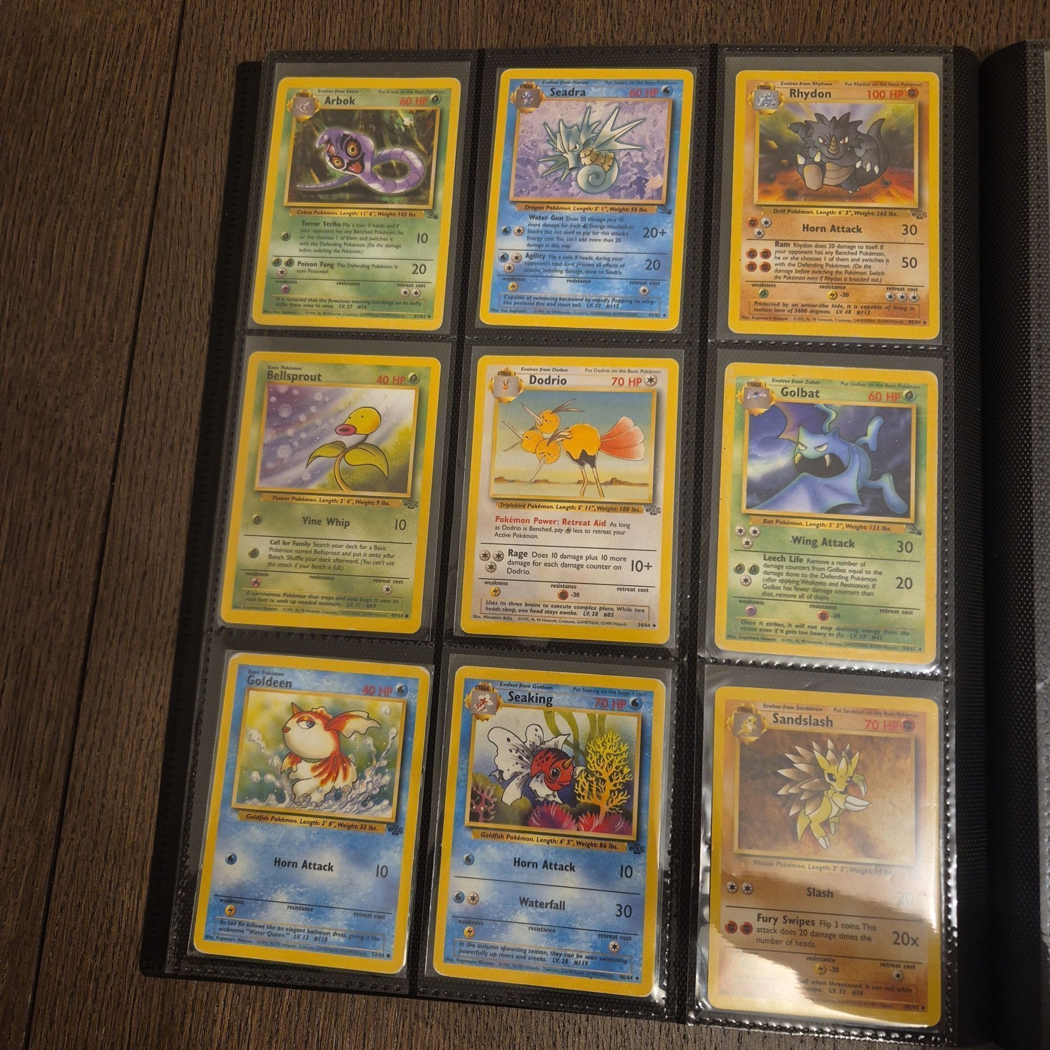 Lågt start pris:9 Pokemon kort fossil/jungle mix | Köp på Tradera ...