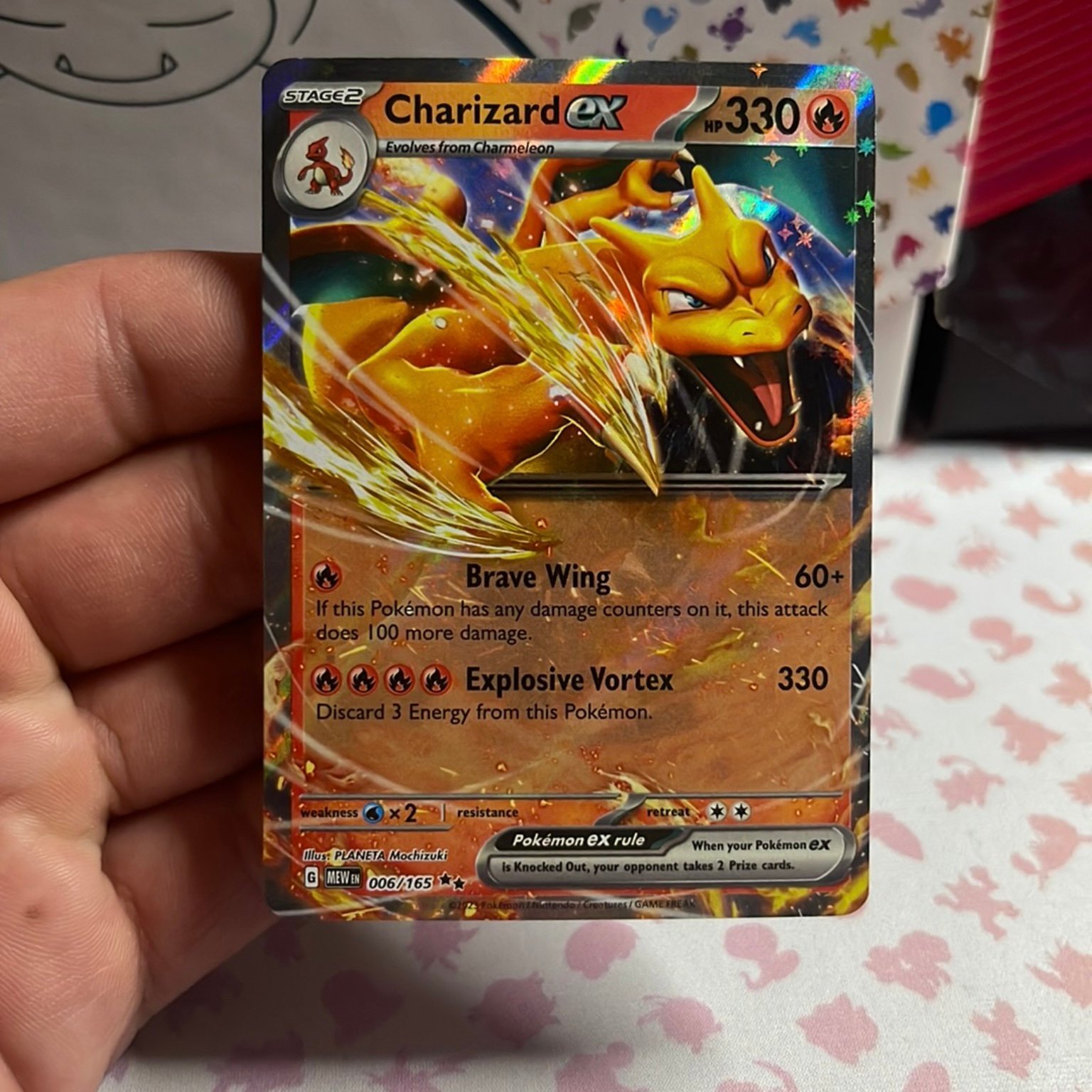Charizard ex 006/165 double rare - Pokémon S&V .. | Köp på Tradera ...