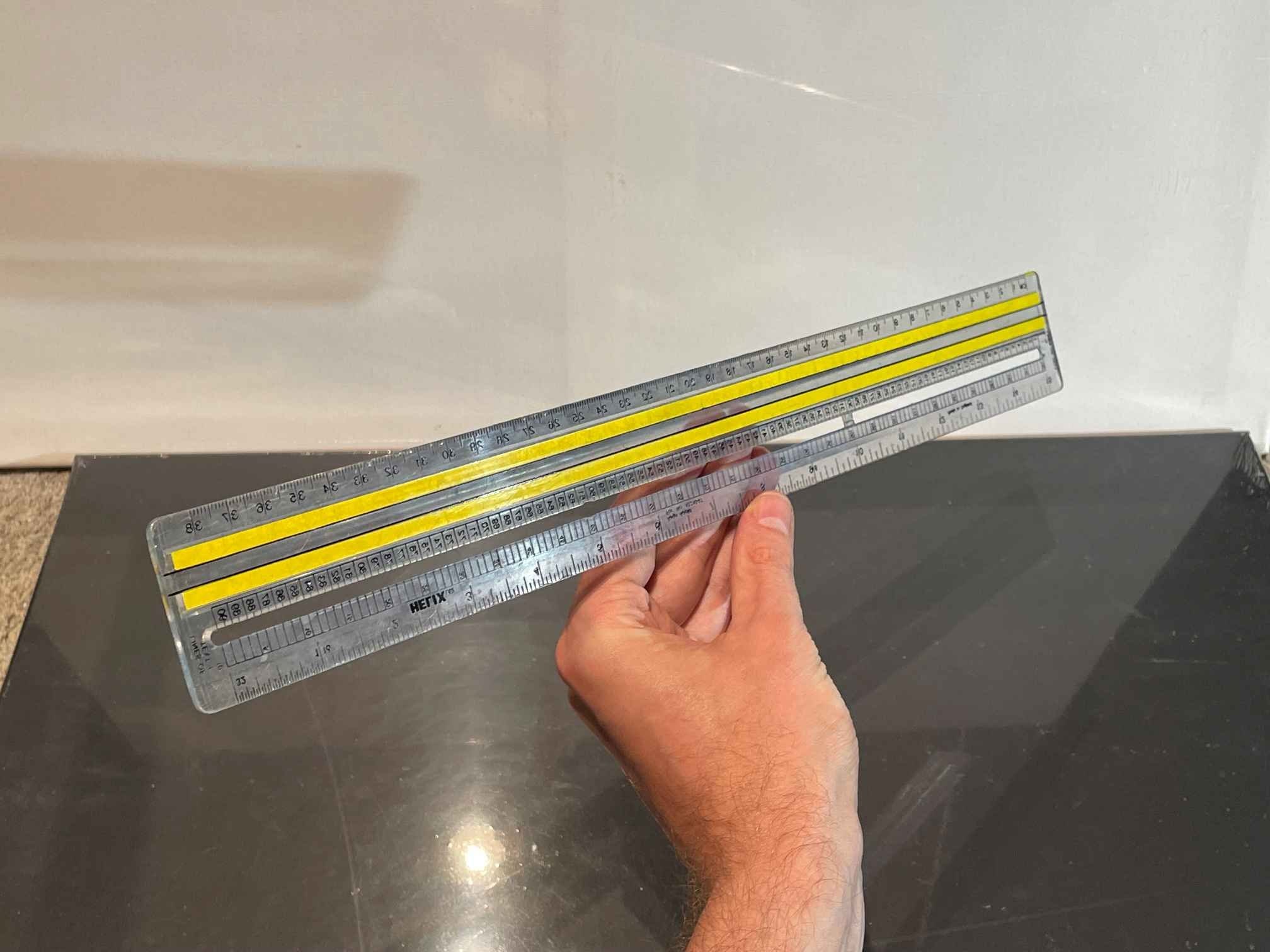 Helix L62 lång linjal print Typome.. | Köp från analogi på Tradera ...