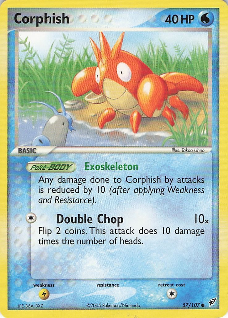 Pokémon Corphish - Deoxys 057/107 | Köp på Tradera (712882475)