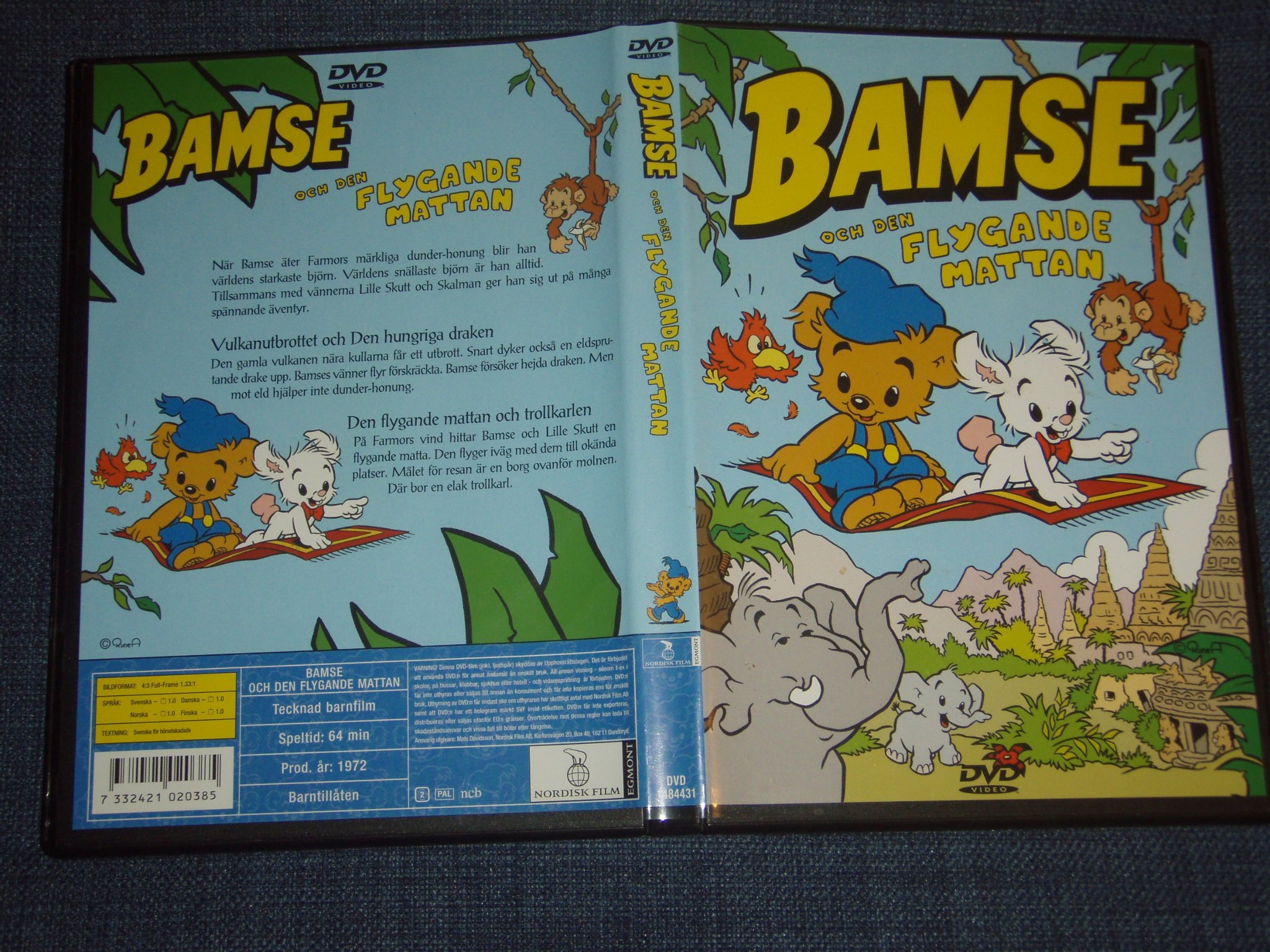Bamse och den flygande mattan DVD Svenskt ljud.. | Köp på Tradera ...
