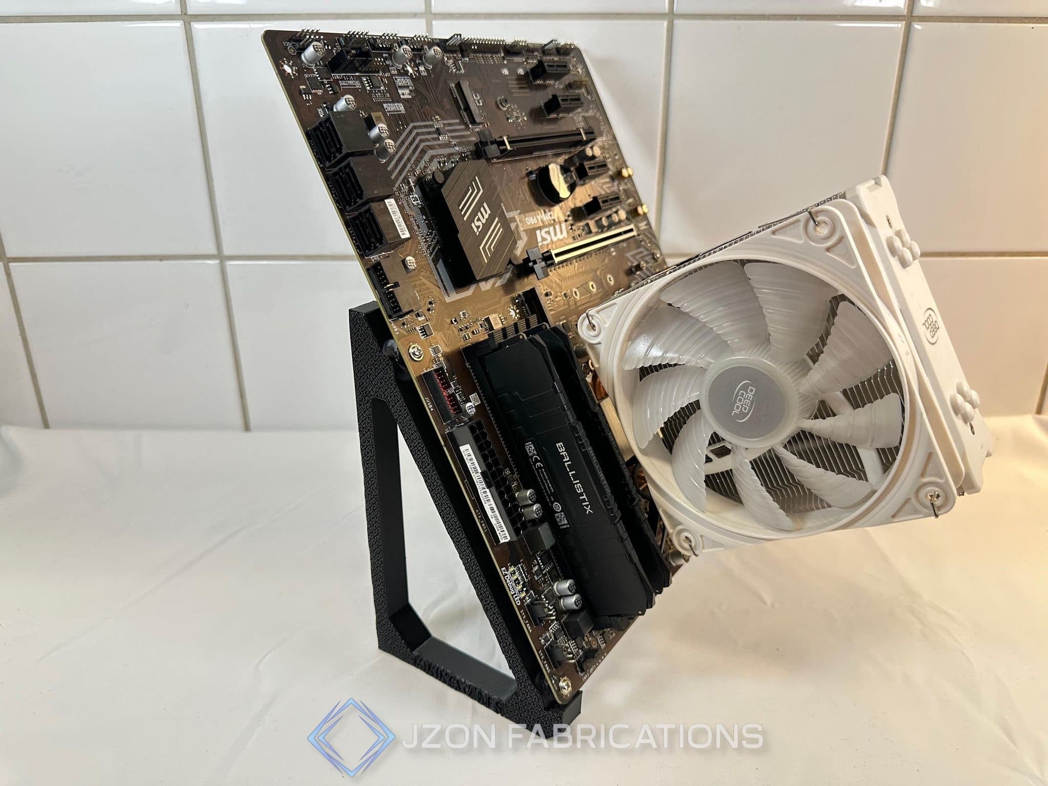 Angled Motherboard Stand .. | Köp från JzonFabrications på Tradera ...