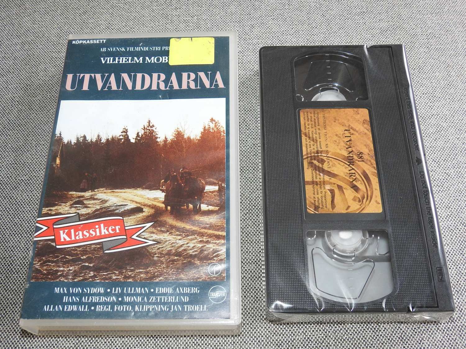Utvandrarna VHS Transfer Inplastad band Max von.. | Köp på Tradera ...