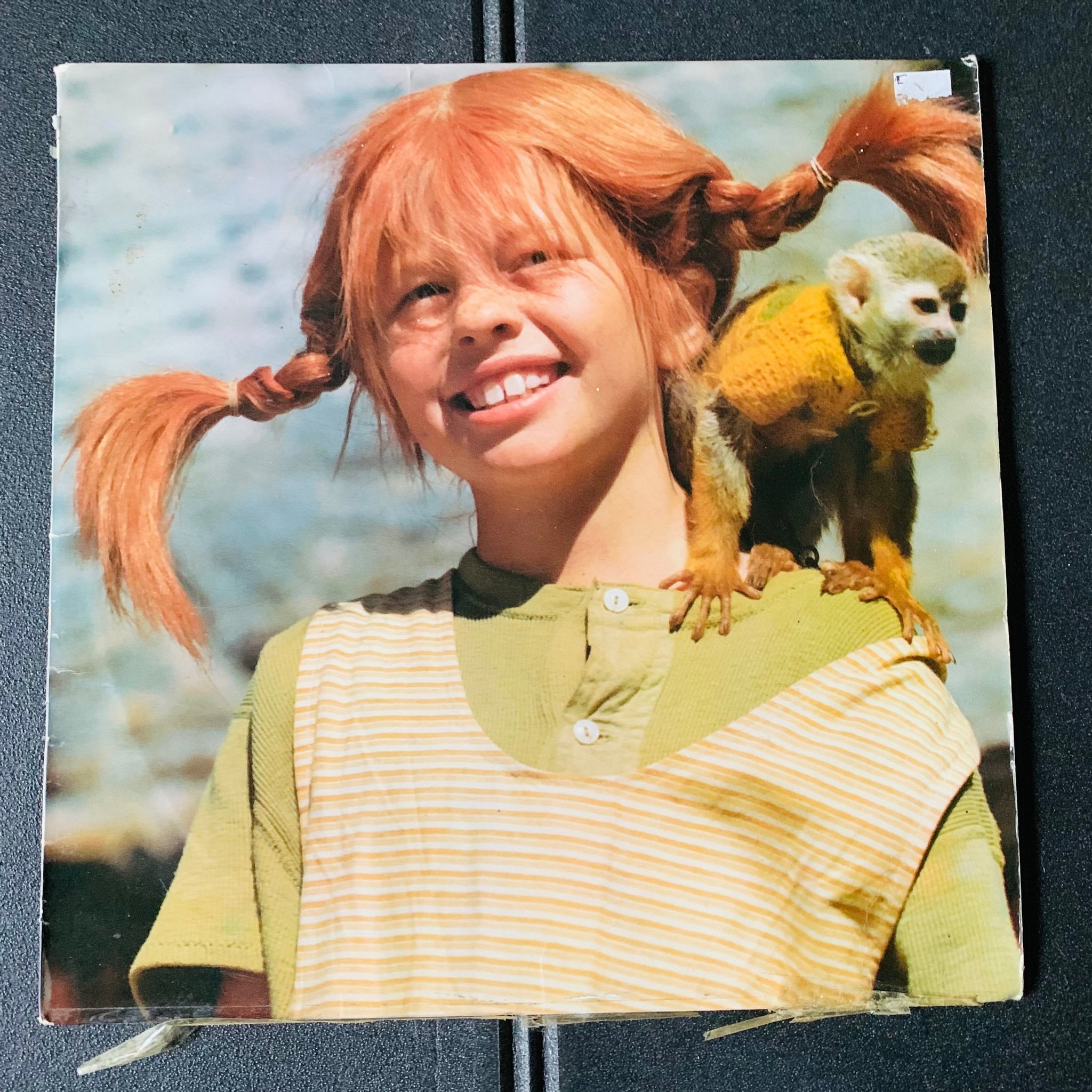 ASTRID LINDGREN PIPPI LÅNGSTRUMP Vinyl LP Skiva 1969