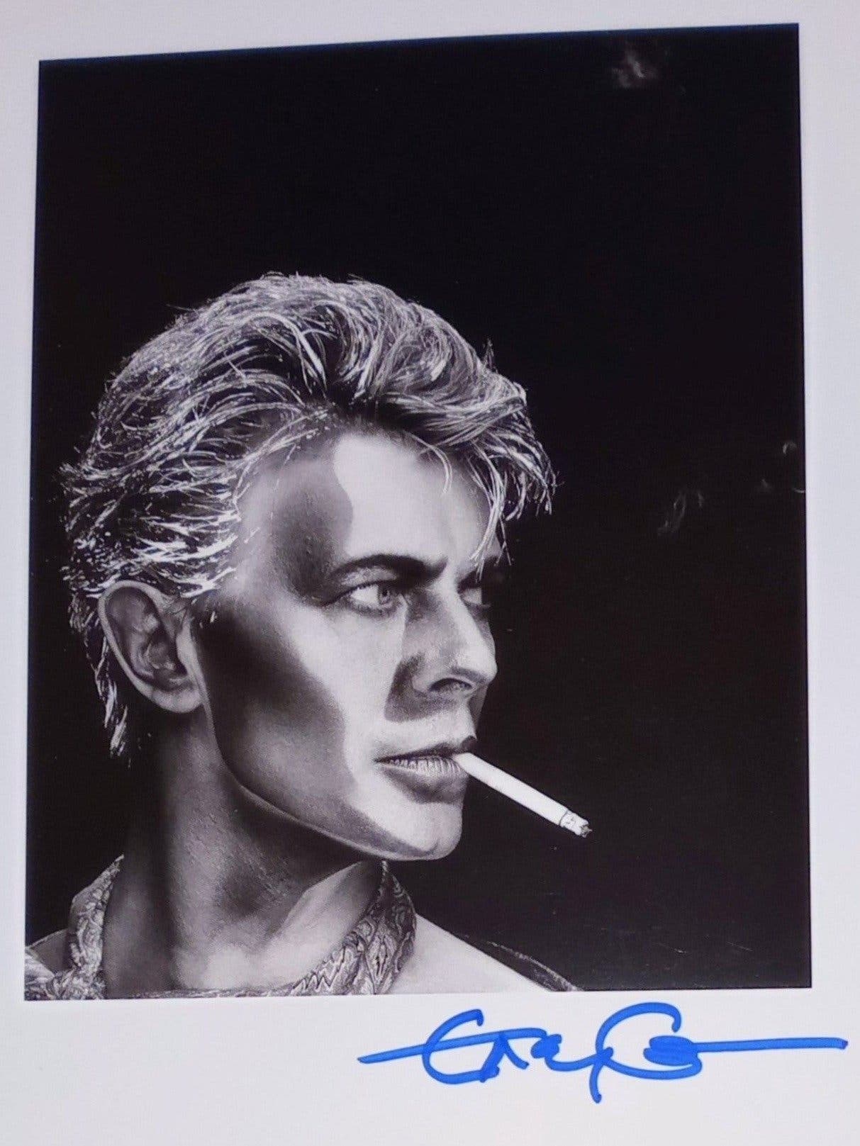 GREG GORMAN - PORTRÄTT AV DAVID BOWIE - ÄKTA HA.. | Köp på Tradera ...