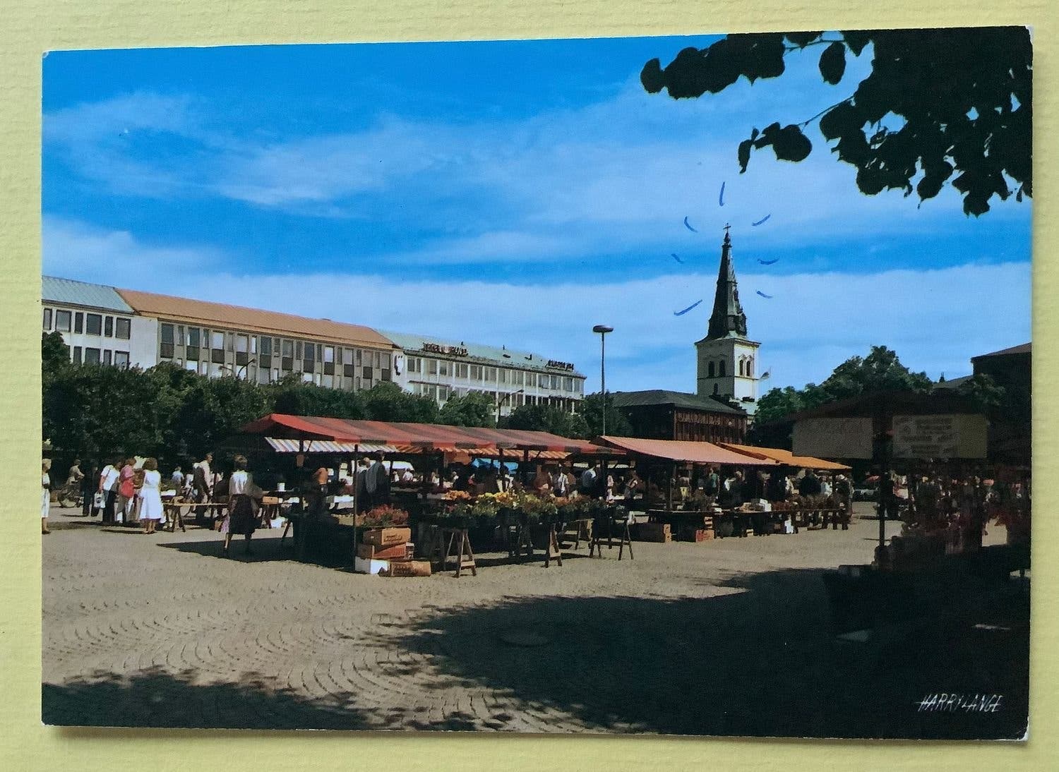 Kort KARLSTAD Stora Torget HARRY LANGE | Köp på Tradera (651711444)