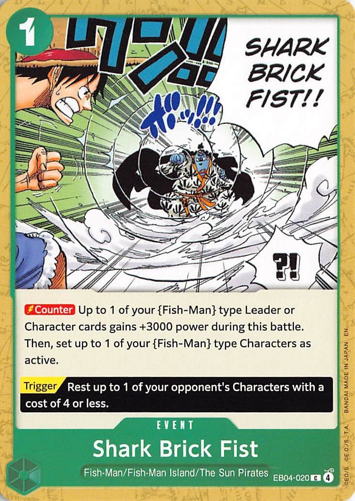 One Piece Card Game - Shark Brick Fist EB04-020 | Köp på Tradera ...