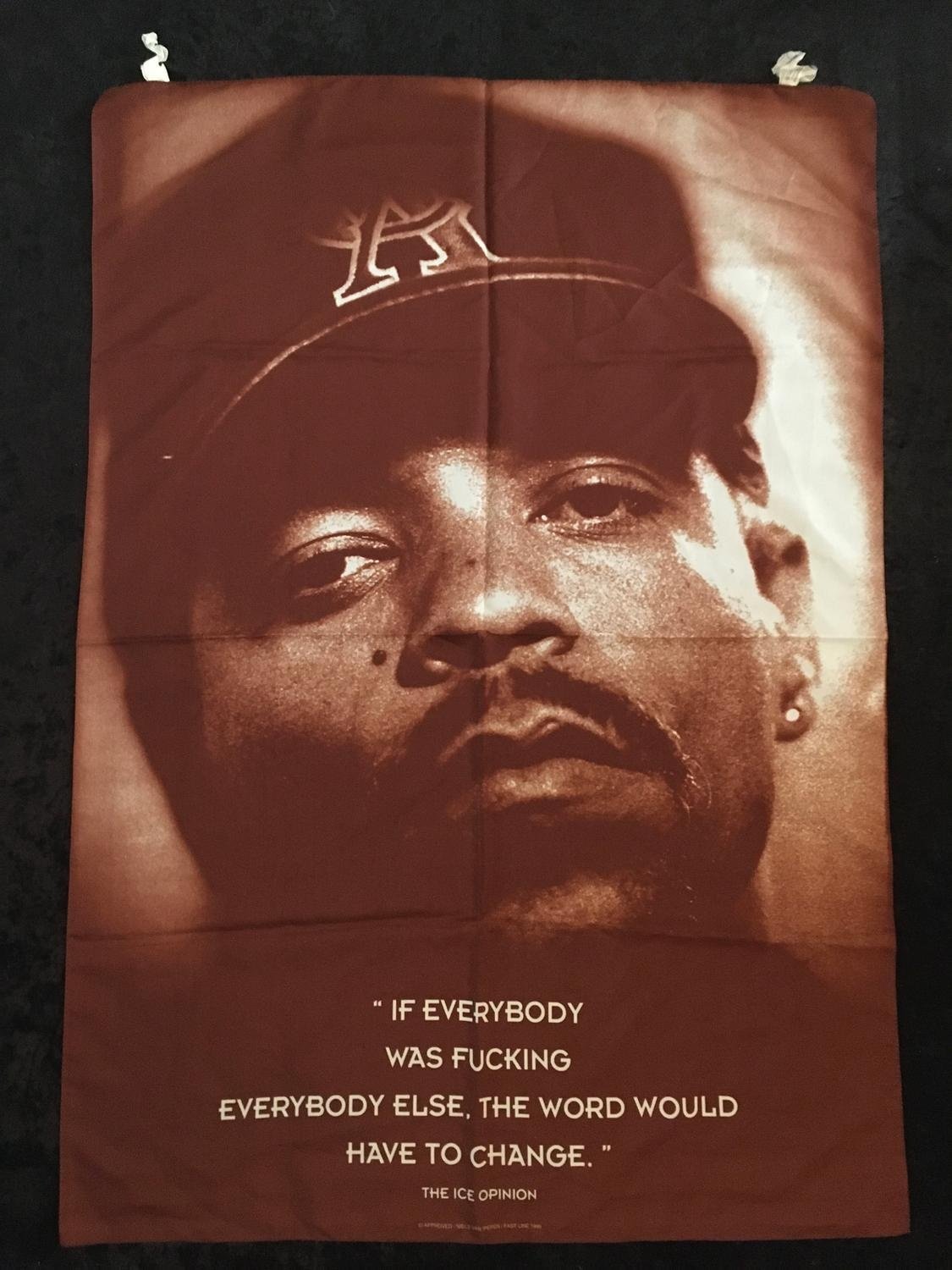 ICE-T Poster flagga från 1995 Samlarobjekt RAP .. | Köp på Tradera ...