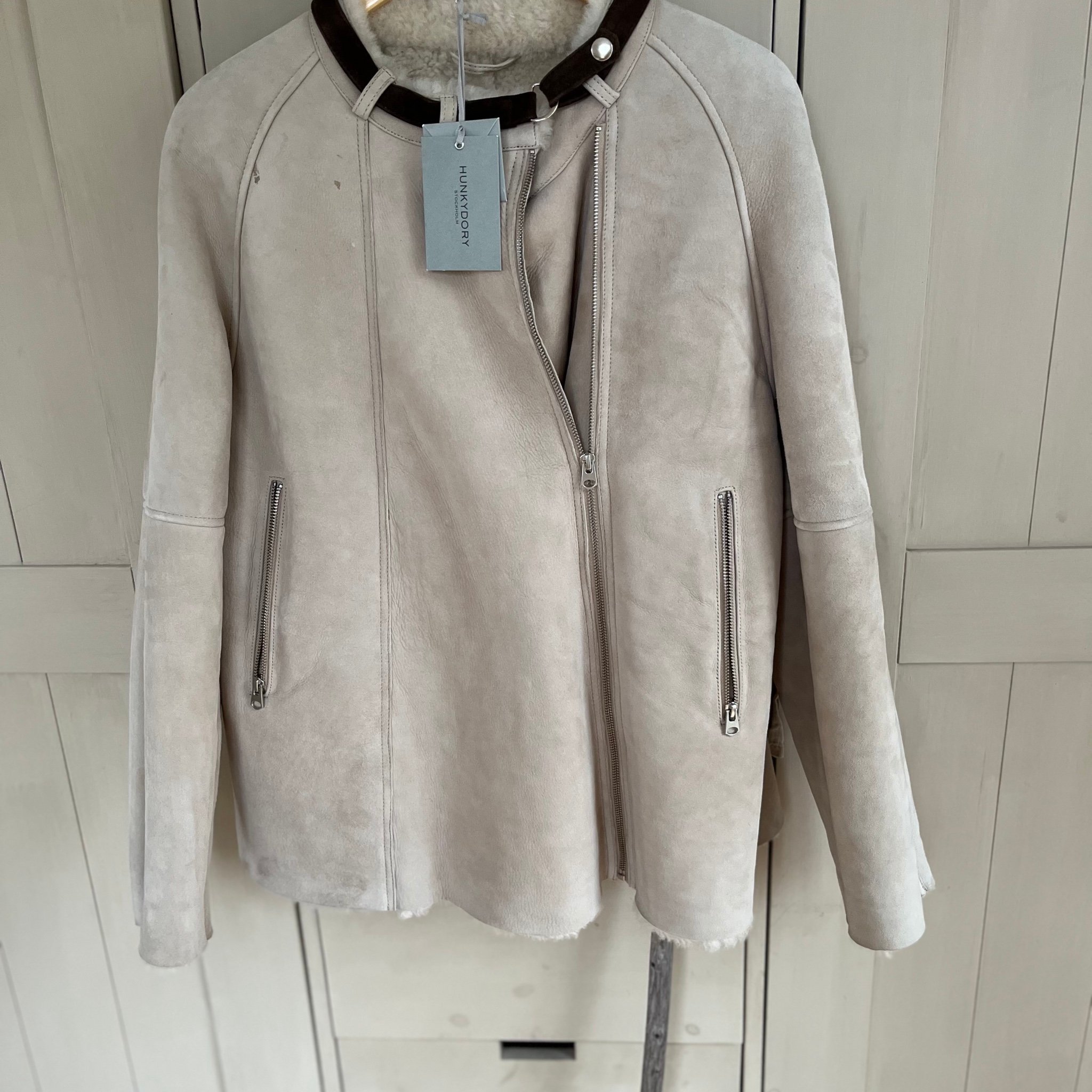 Hunky Dory - Viva Shearling Jacket.Ny! St M | Köp på Tradera (699088786)