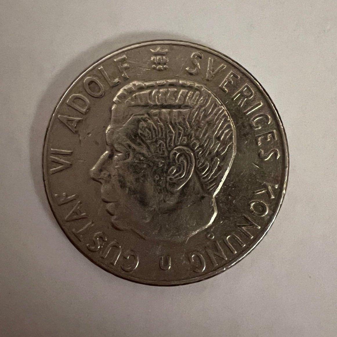 Gustav VI Adolf 1 Krona 1968 Silver Mynt Sverig.. | Köp på Tradera (577861591)