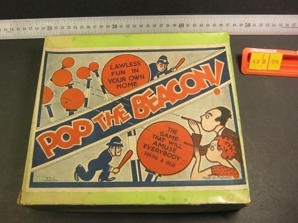 Pop the Beacon, Gammalt B.G.L. spel, Komplett | Köp på Tradera (701800951)