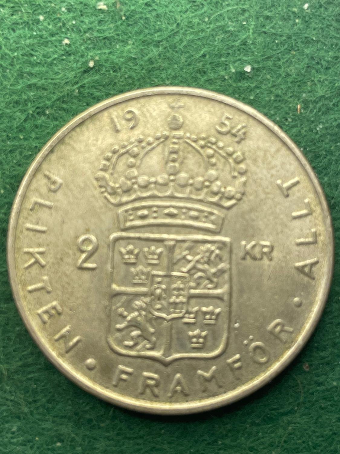 2 Krona 1954 | Köp på Tradera (587235584)