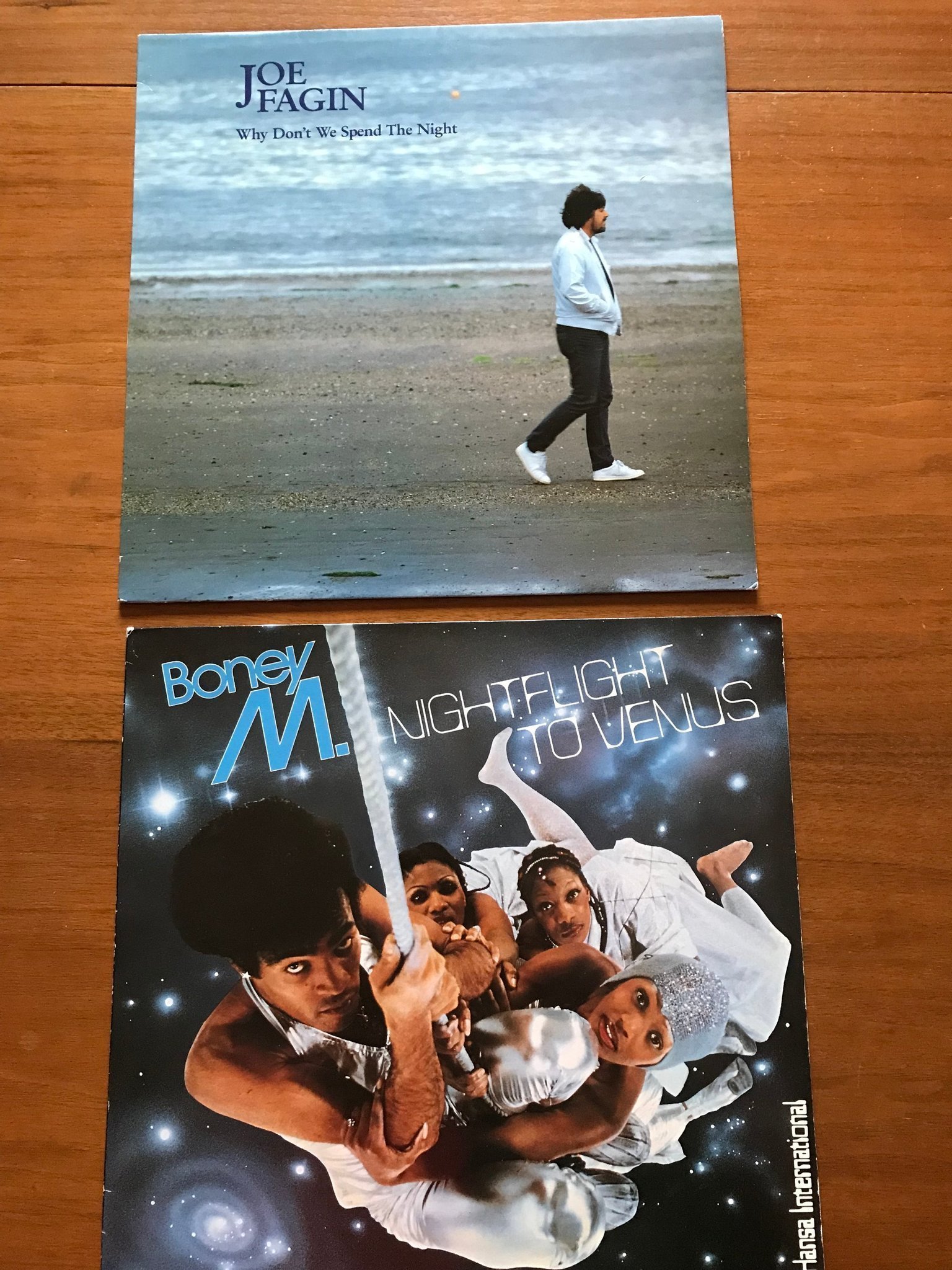 Två Vinylskivor: Joe Fagin och Boney M | Köp på Tradera (695516617)