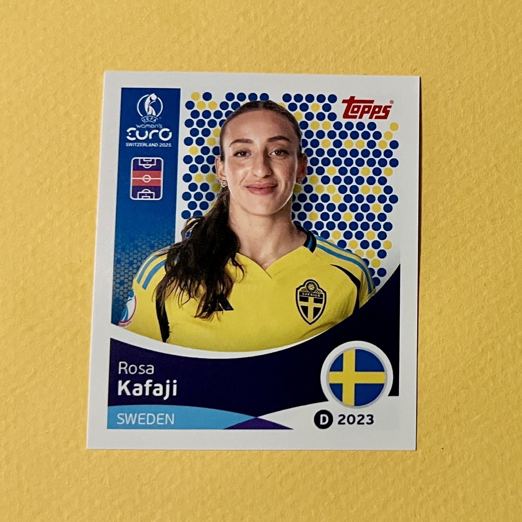 Rosa Kafaji - Sverige/Arsenal - Topps Dam-EM 20.. | Köp på Tradera ...
