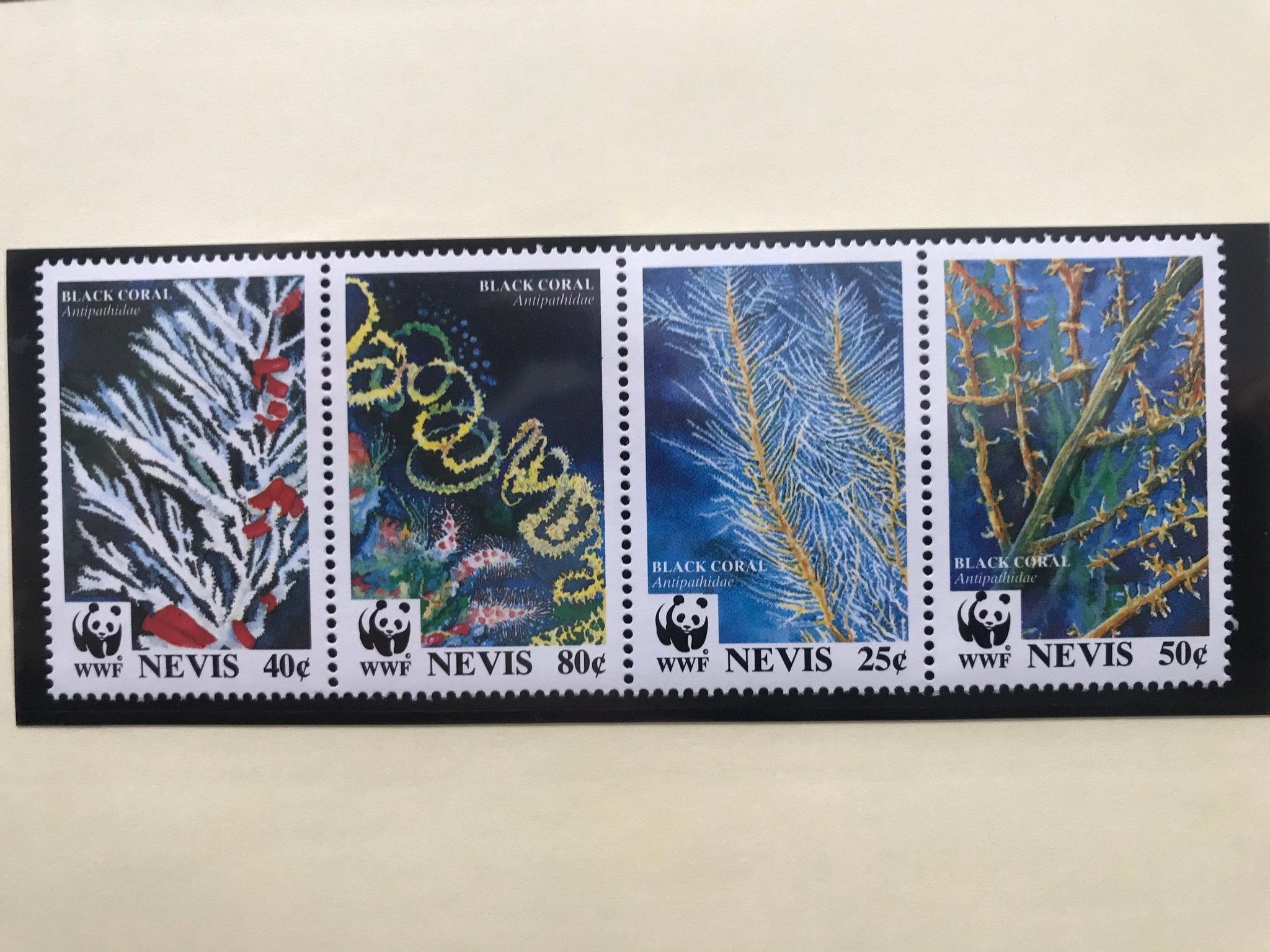 WWF Nevis 1994 Set of 4 MNH Black Coral | Köp på Tradera (714000231)