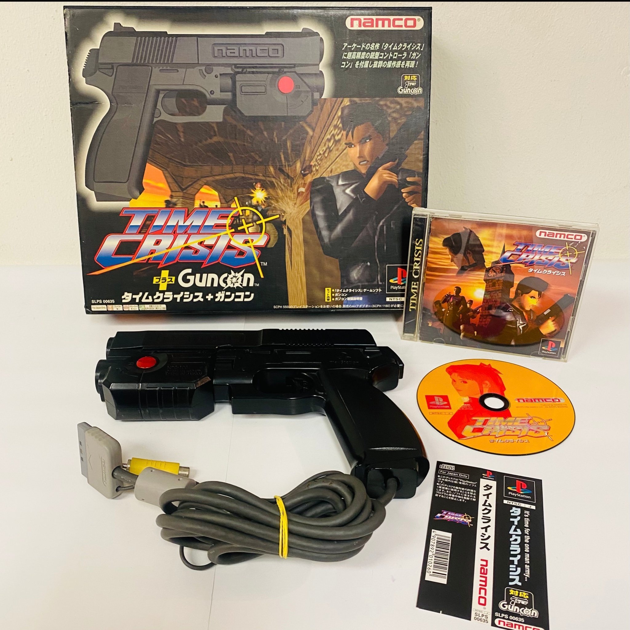 Time Crisis + Guncon Light Gun - .. | Köp från Mackapär på Tradera ...