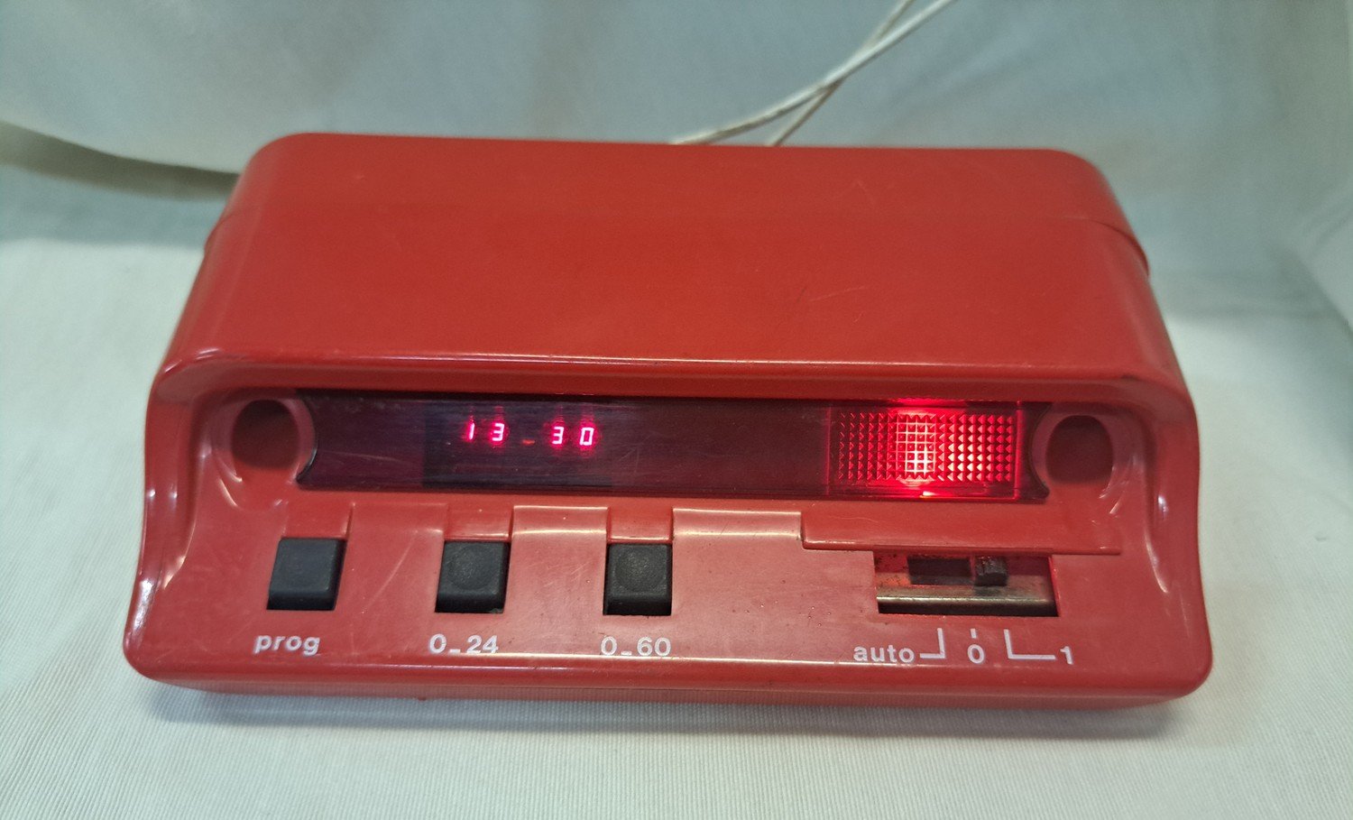 Retro Red Led Timer 70s Filter Coffee Maker Red.. | Köp på Tradera ...