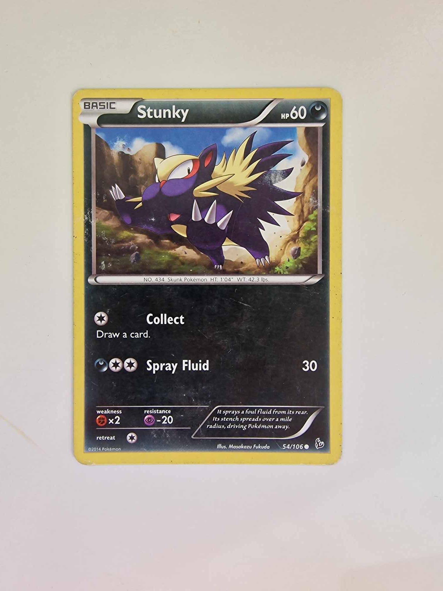 Pokémon Stunky 54/106 | Köp på Tradera (641638640)