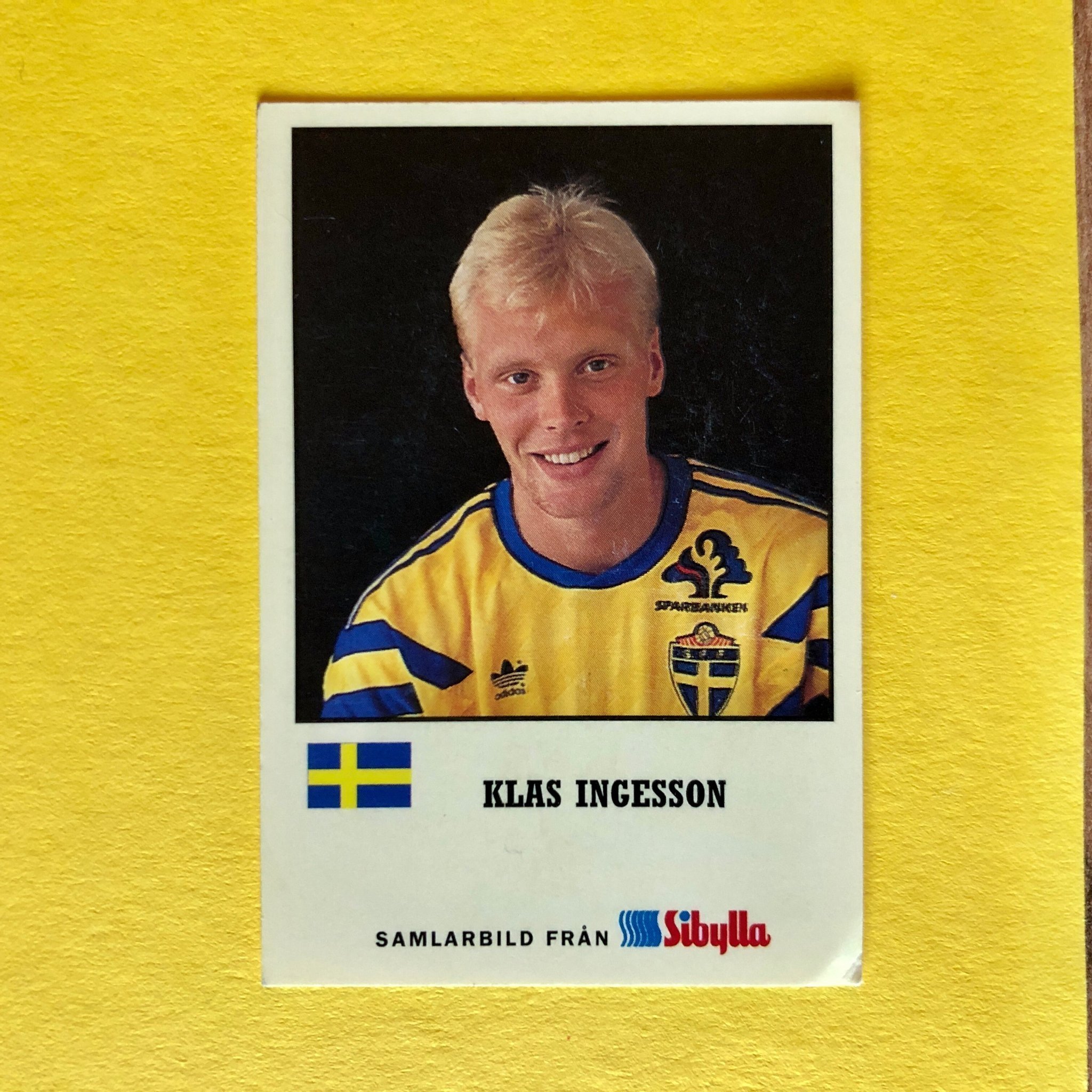 Klas Ingesson EM 1992 Samlarbild från Sibylla | Köp på Tradera (702069128)