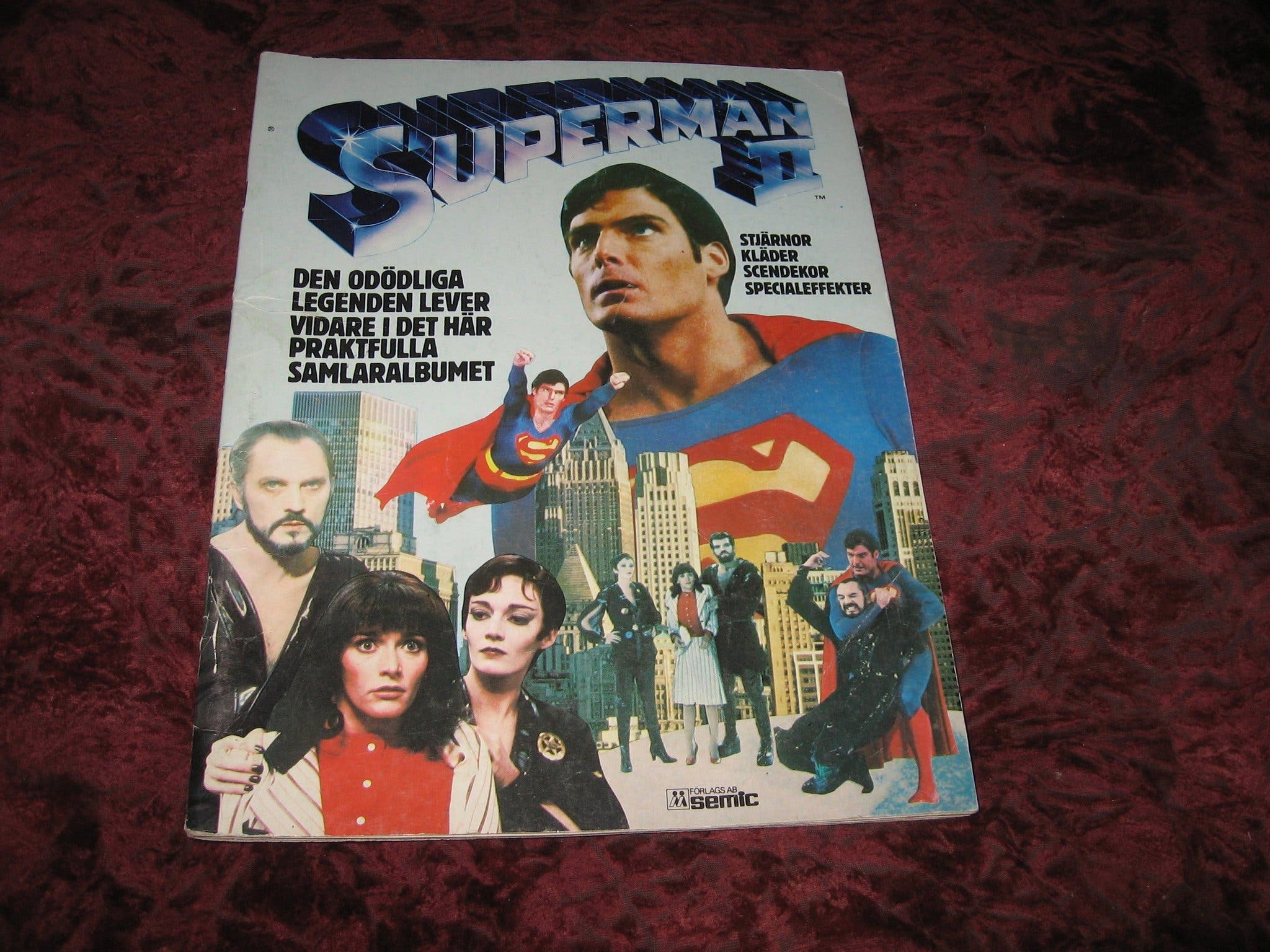 SUPERMAN II - FILMALBUM 1981 ALBUM | Köp från ghost 64 på Tradera ...