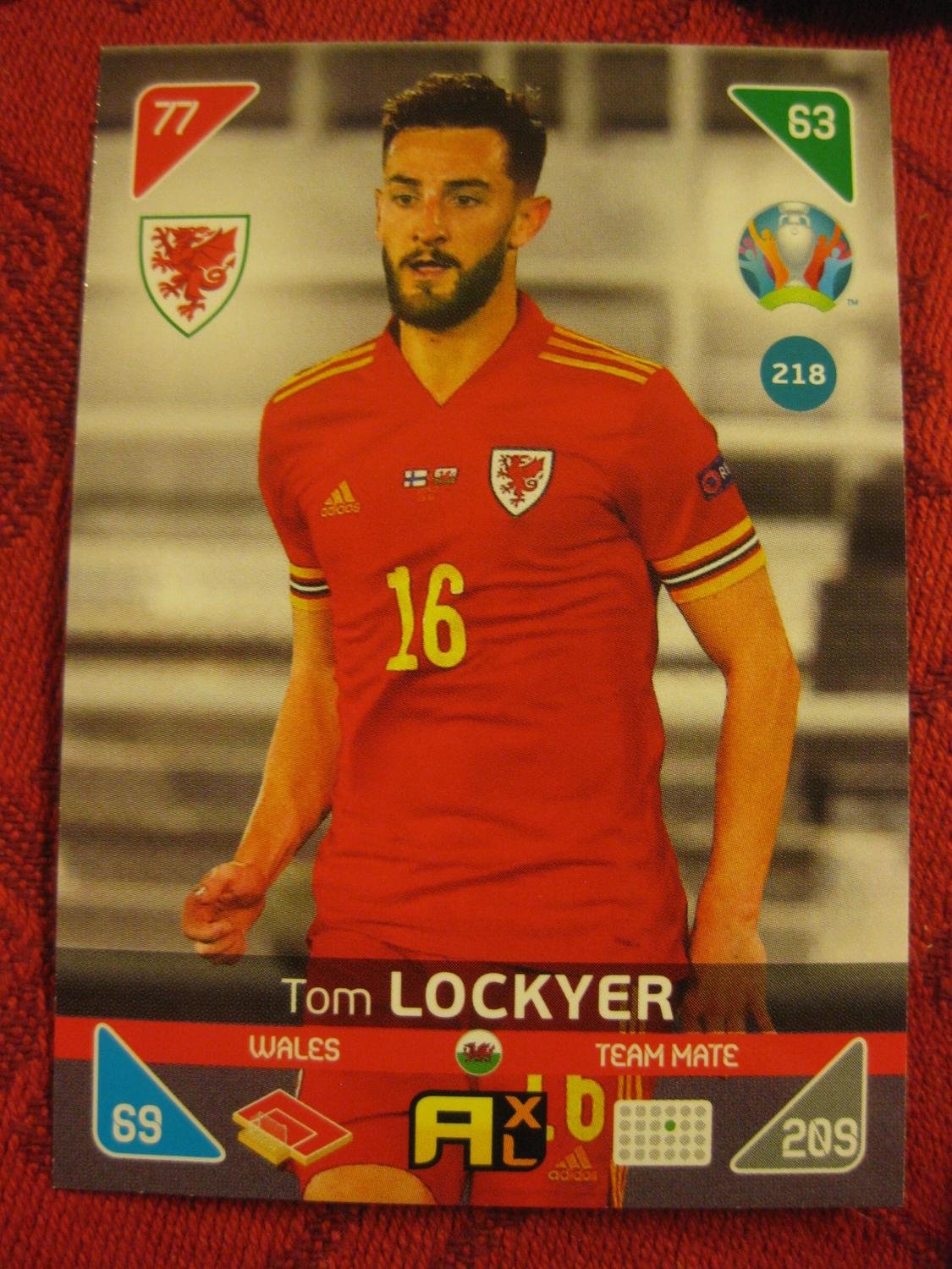 TOM LOCKYER - WALES - 2021 KICK OFF UEFA EURO 2.. | Köp på Tradera ...