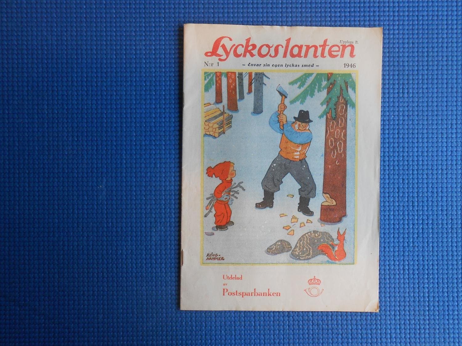 Lyckoslanten 1 1946 Ruskträsk Alingsås Ölserud .. | Köp på Tradera ...