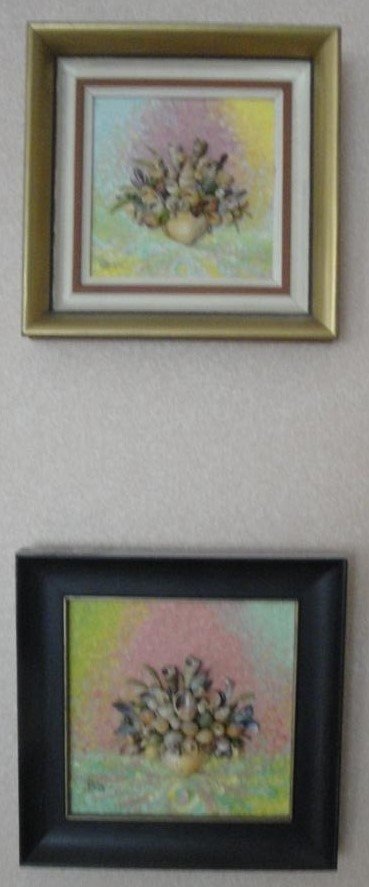 Två mycket fina tavlor målning dekorerad med sn.. | Köp på Tradera ...