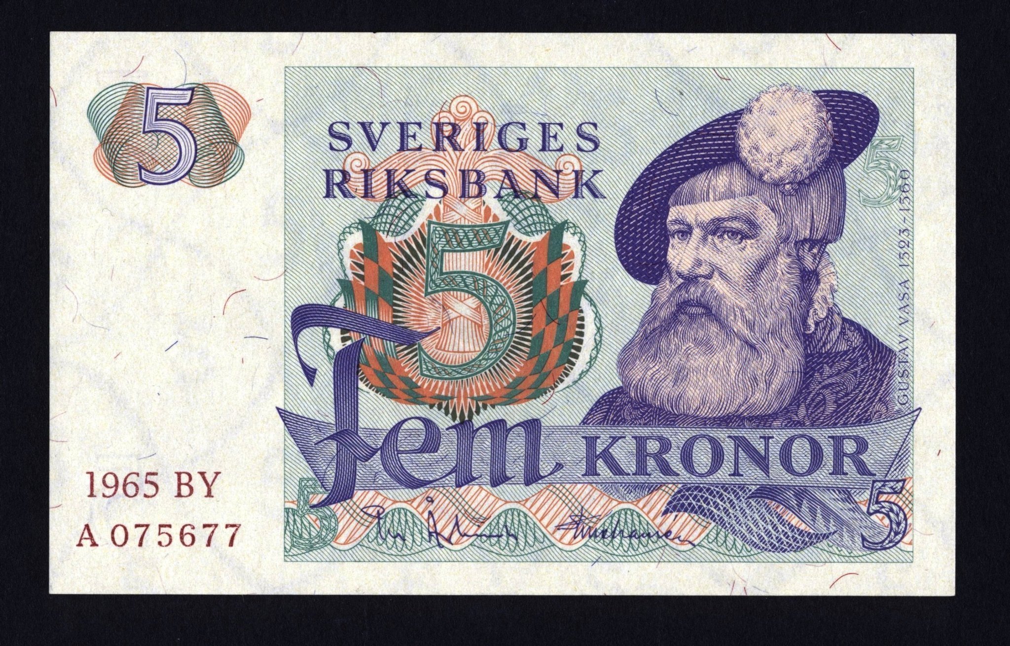 5 Kr 1965 Serie BY A Kv. Något Hanterad Ej Mitt.. | Köp på Tradera ...