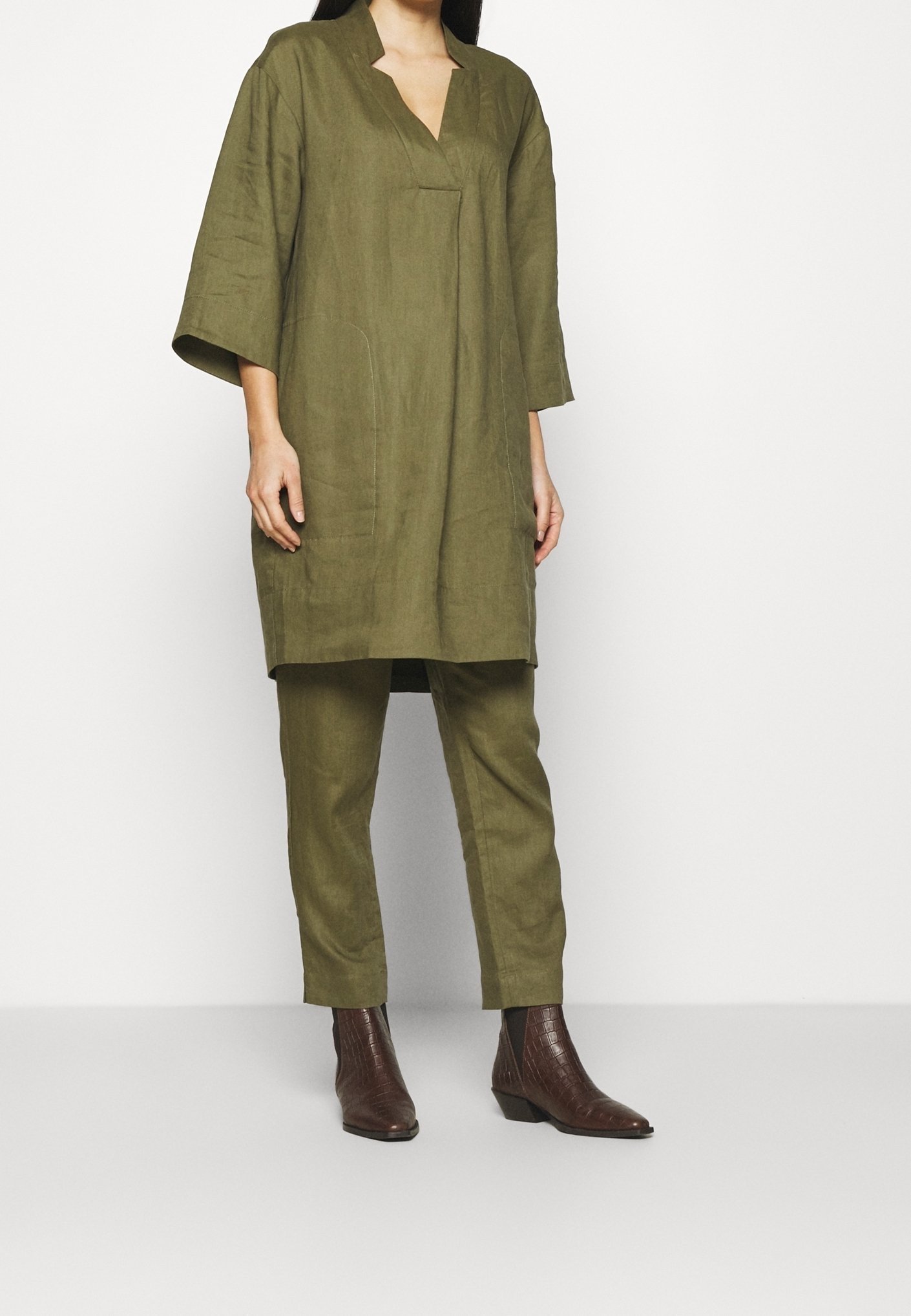 Noa Noa beige linnetunika | Köp på Tradera (734605598)