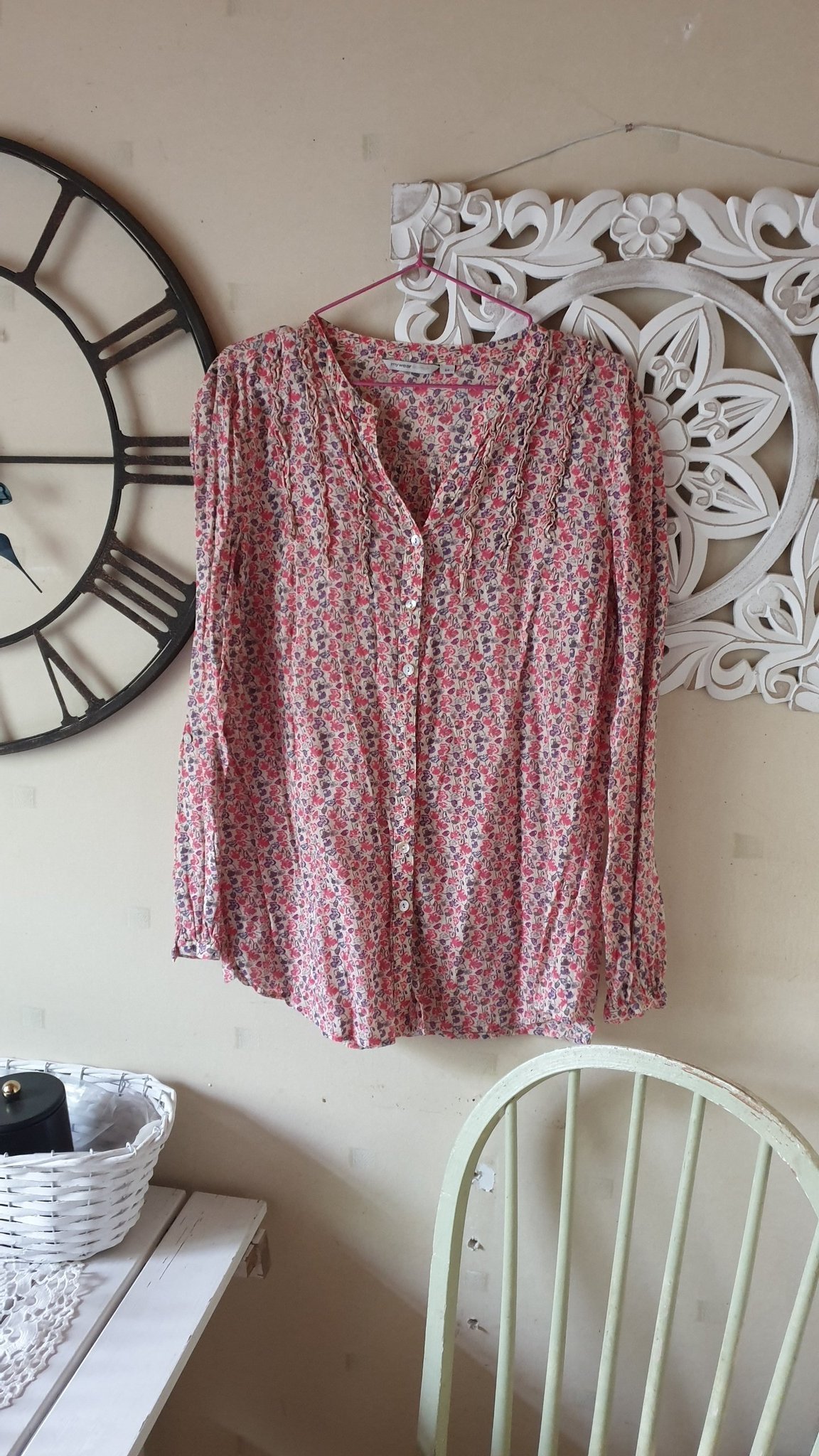 Mjuk skön blus 100% bomull My Wear Woman | Köp på Tradera (735548245)