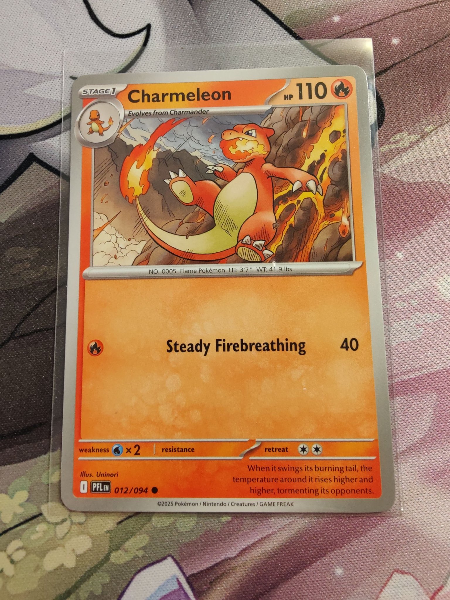 Pokémon TCG Charmeleon HP110 012/094 2025 Phant.. | Köp på Tradera ...