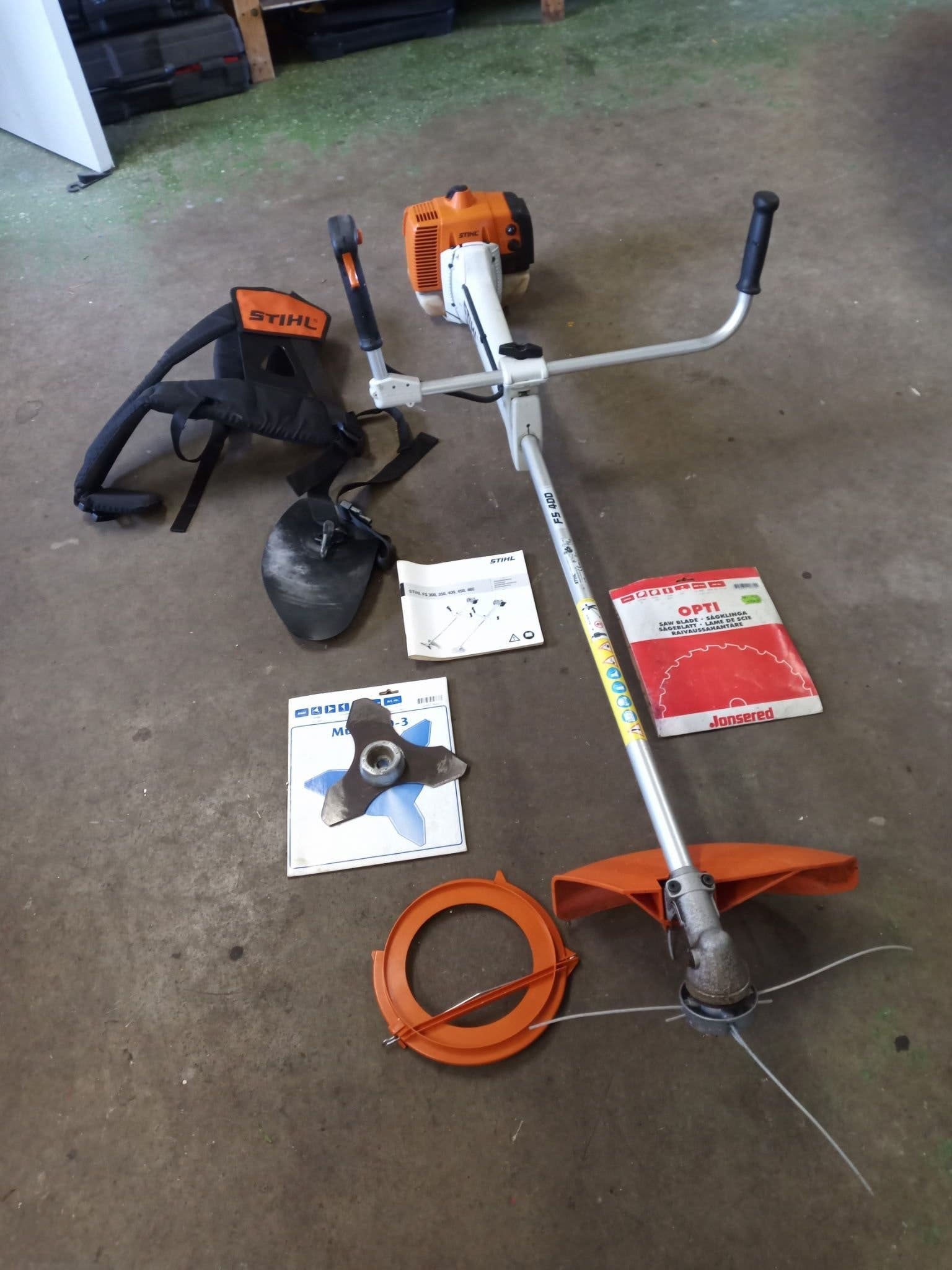 Stihl FS 400 Röjsåg med tillbehör | Köp på Tradera (735340262)